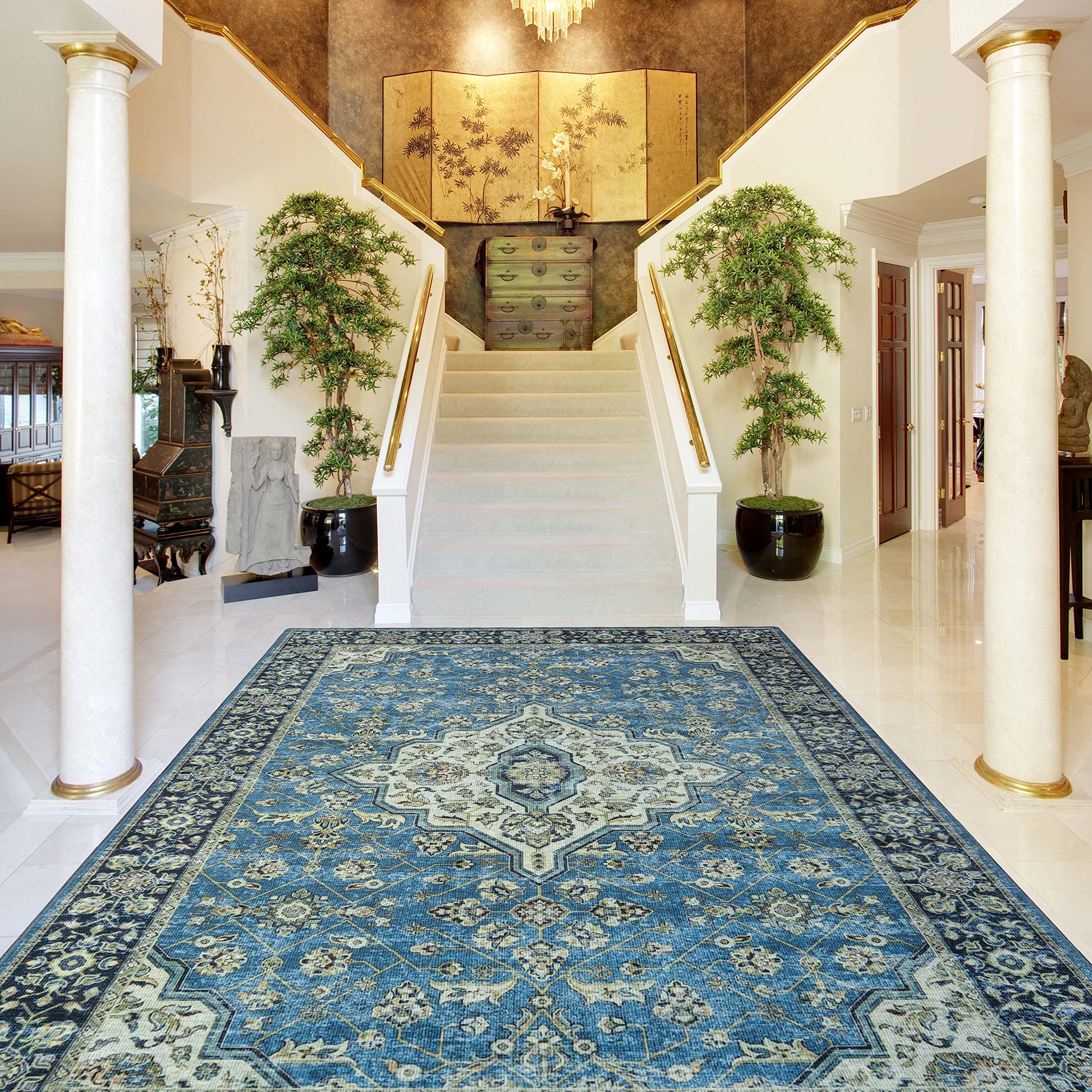 Amazon.com: Superior Indoor Large Area Rug, Home Floor Decor for ...