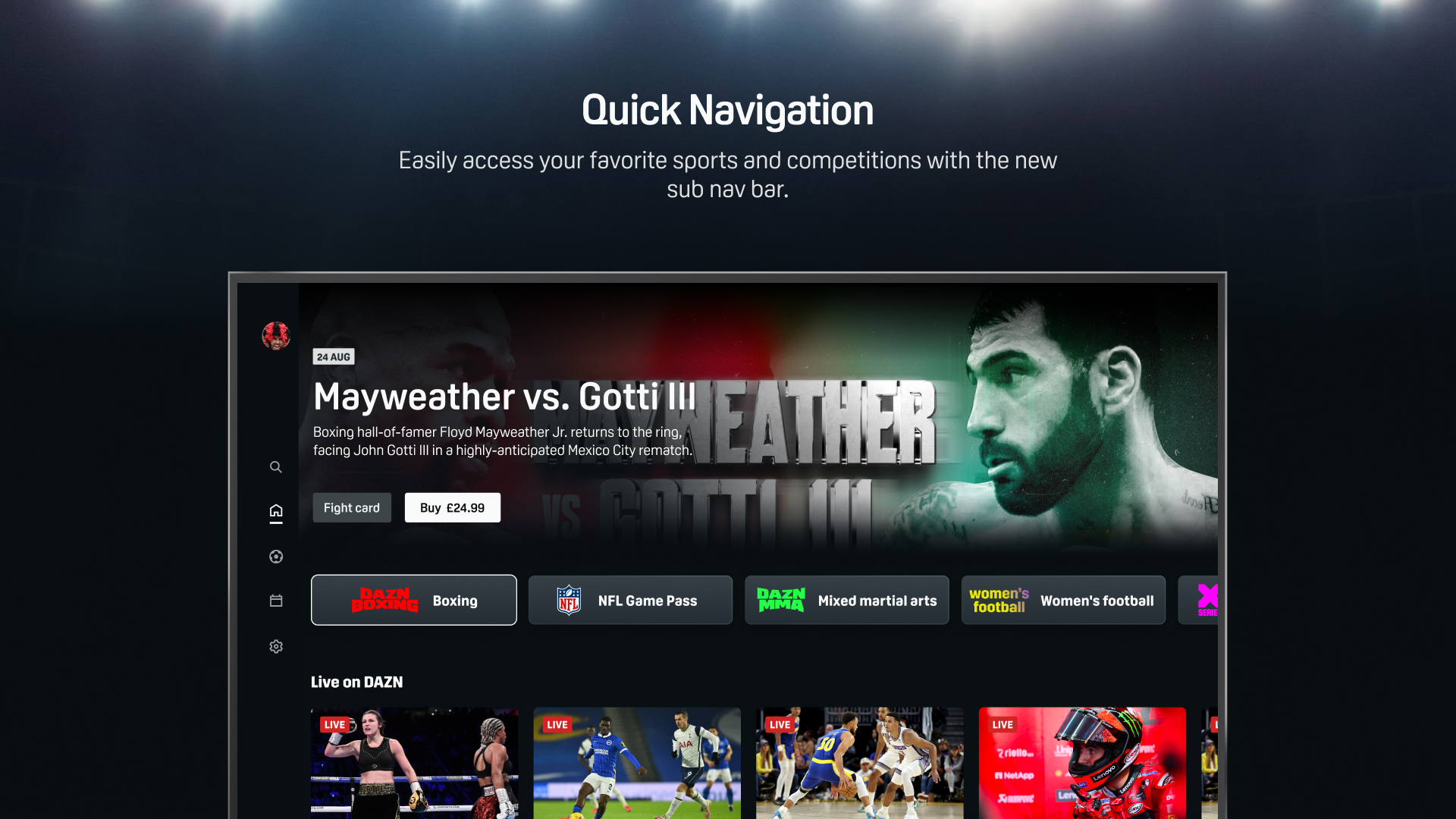 DAZN - App on Amazon Appstore