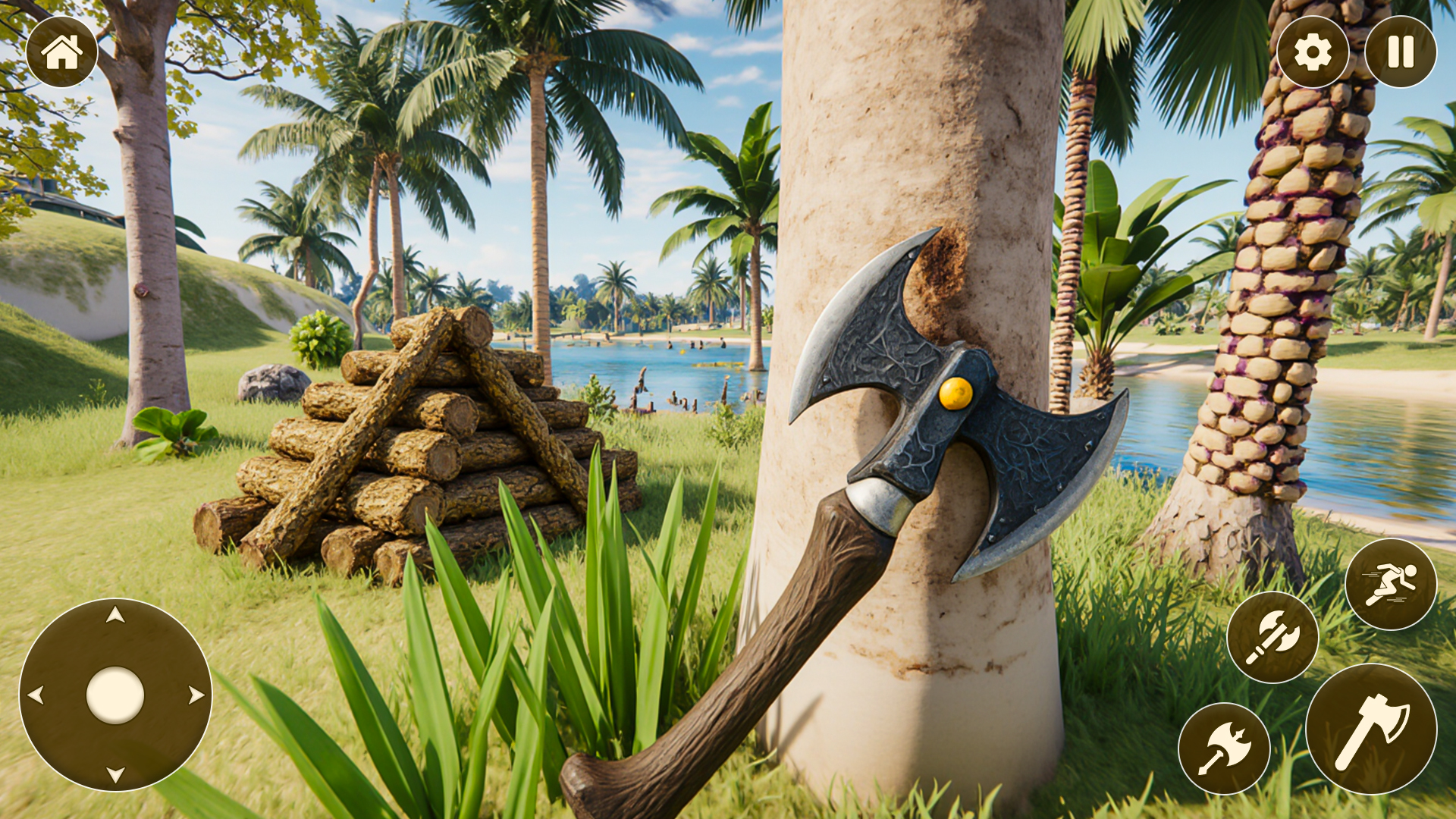 Real raft survival jungle games 3d - ocean escape wild shark attack ...