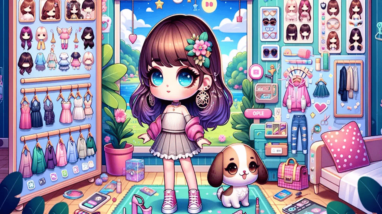 DIY Paper Doll Chibi Dress Up Wallpaper - App on Amazon Appstore