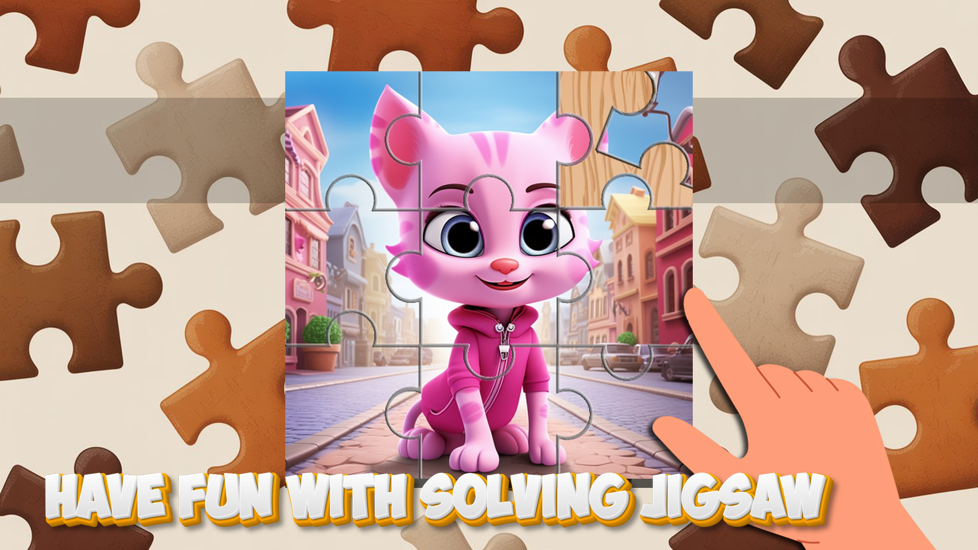 Purrfect Puzzles Talking Pink Cat Challenge - App on Amazon Appstore