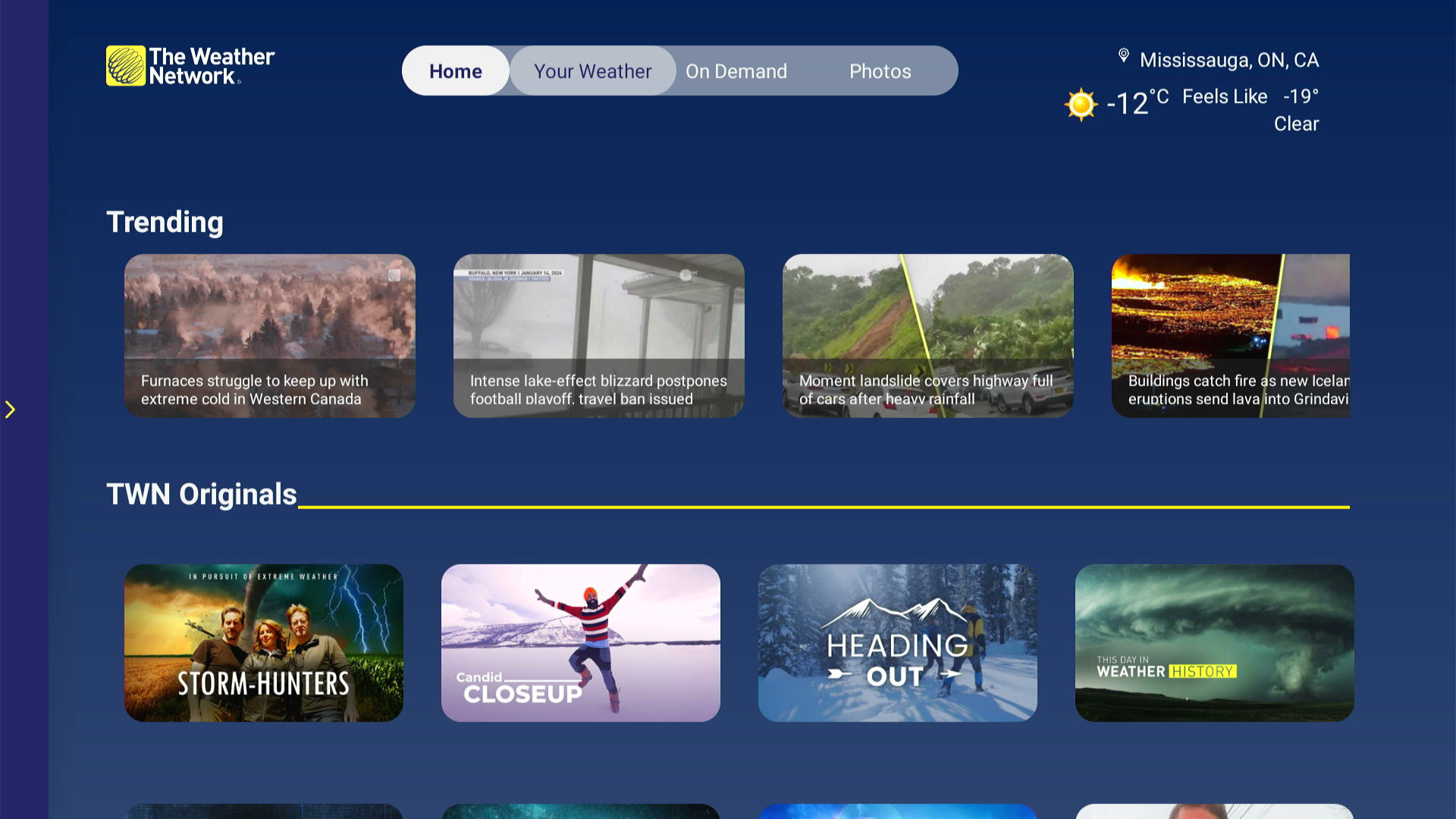 The Weather Network - App on Amazon Appstore