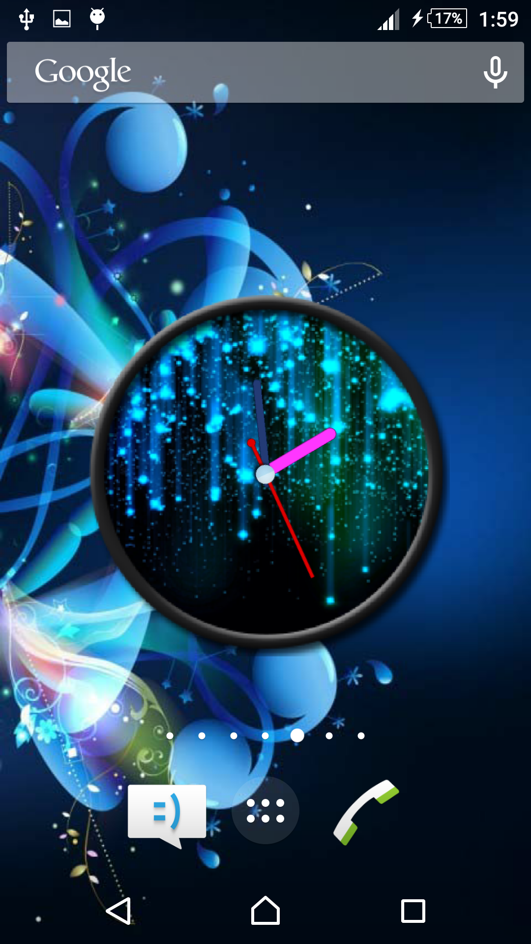 Flash Clock Wallpaper Digital Alarm Clock With Wireless Charger Dual