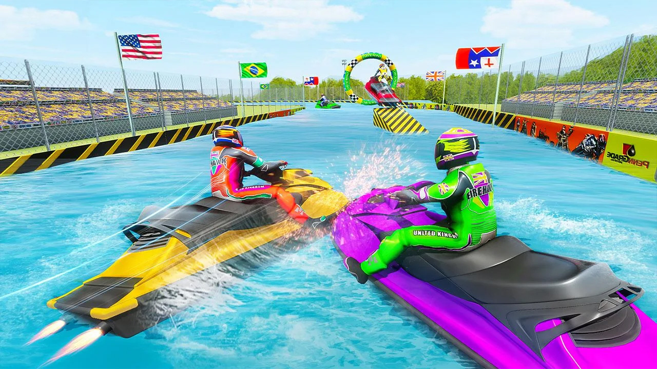 Speed Boat Racing Boat games Jet Ski Stunt Racing Game - App on Amazon ...