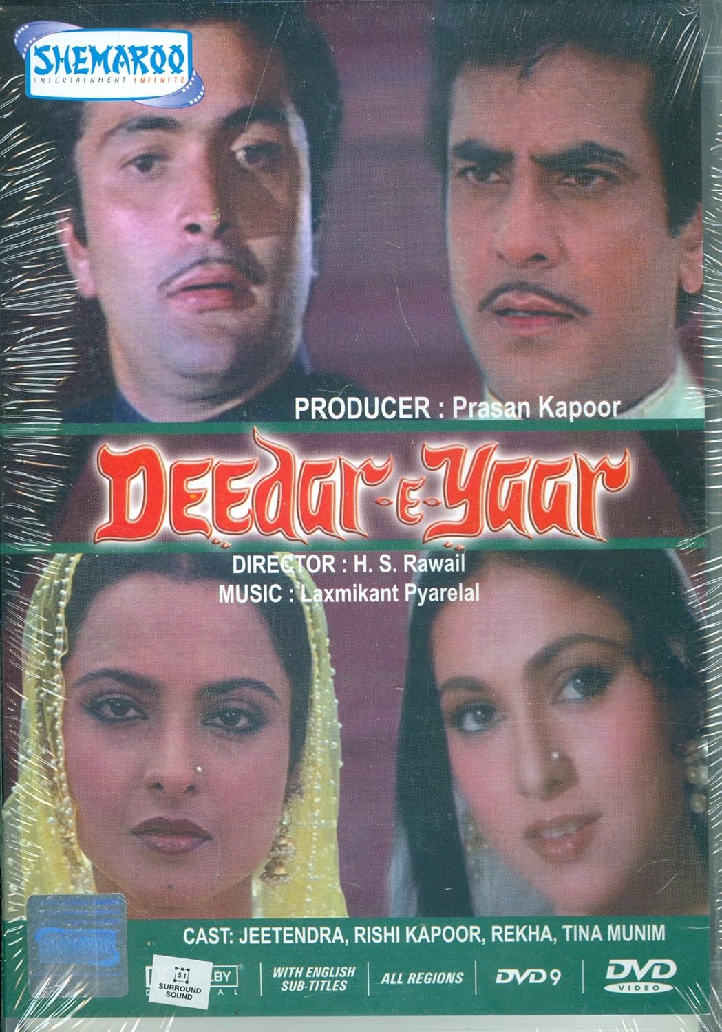 Amazon.com: DEEDAR-E-YAAR : Jeetendra, Rishi Kapoor, Harnam Singh ...