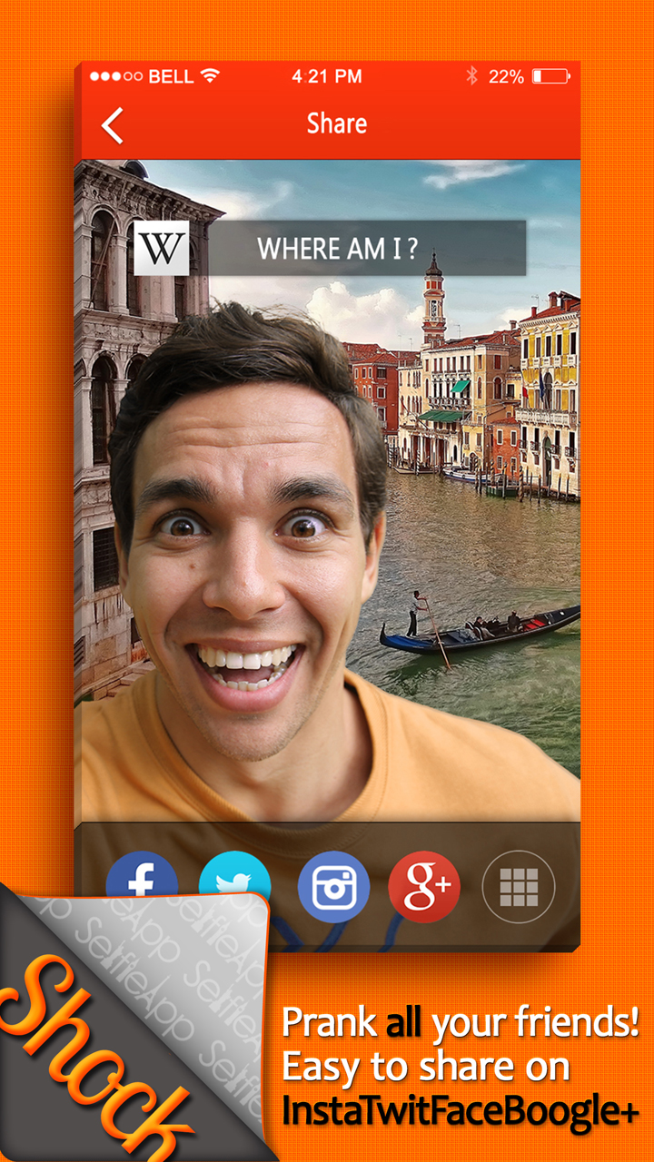 SelfieApp - Fake Selfie Game - Application sur Amazon Appstore