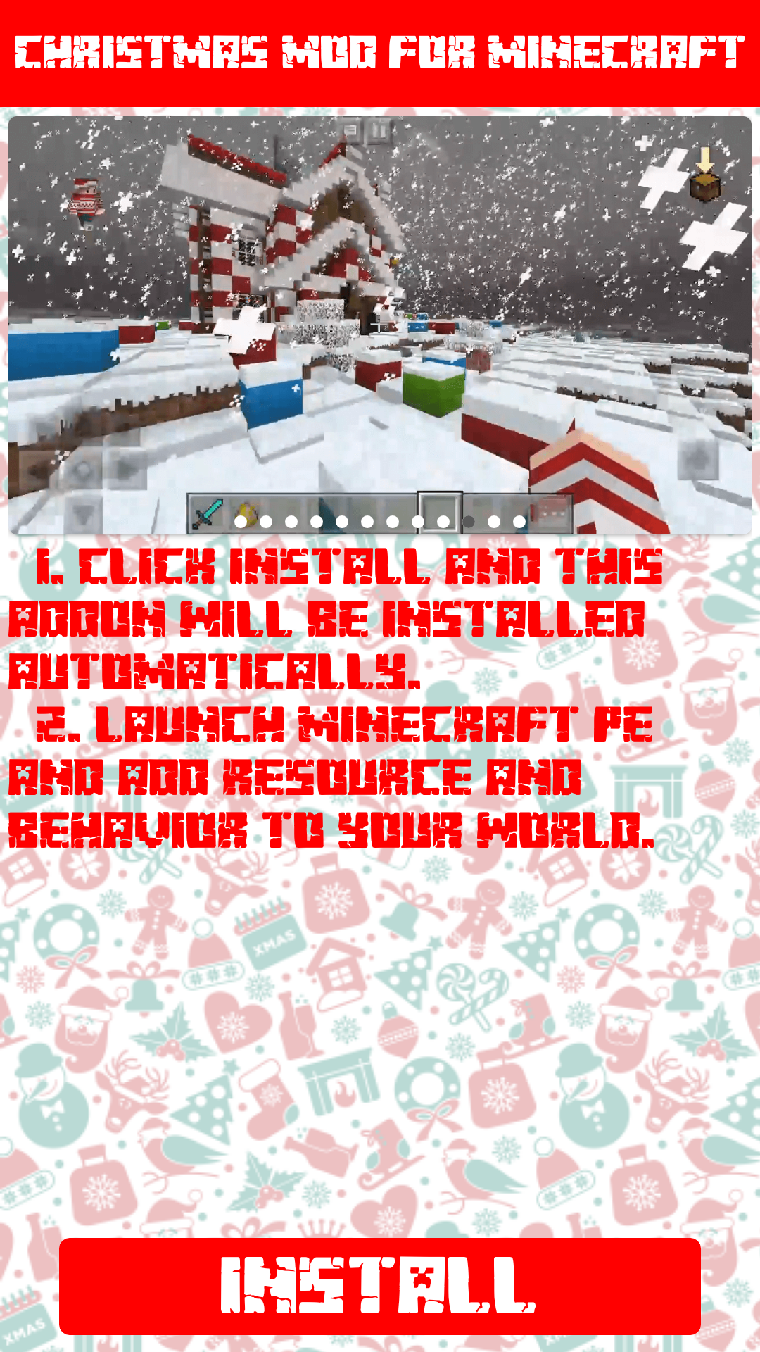 Christmas Mod for Minecraft PE - The best Christmas mod for Minecraft ...
