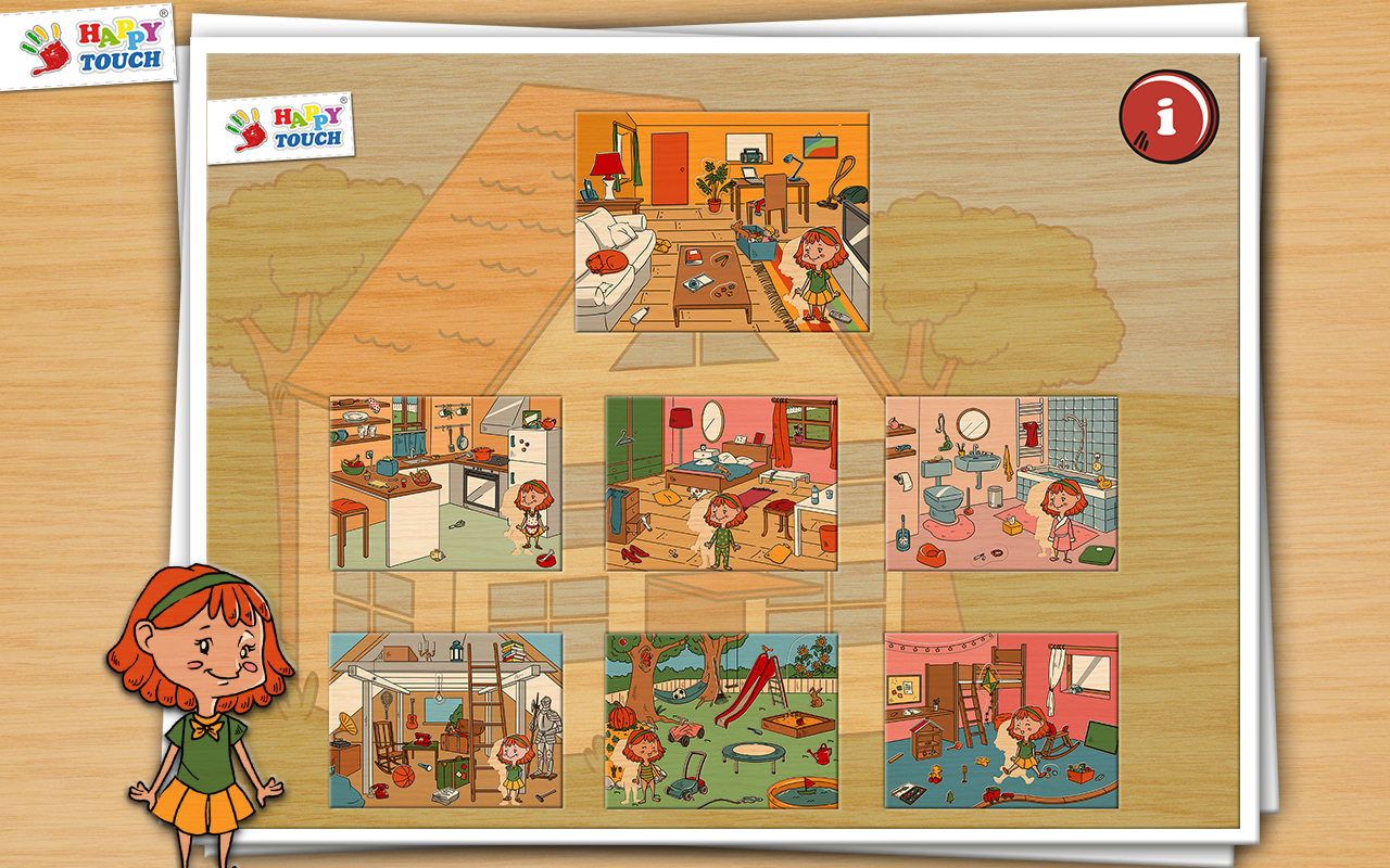 Clean Up! Wooden puzzle for toddlers and preschoolers - by Happy Touch ...