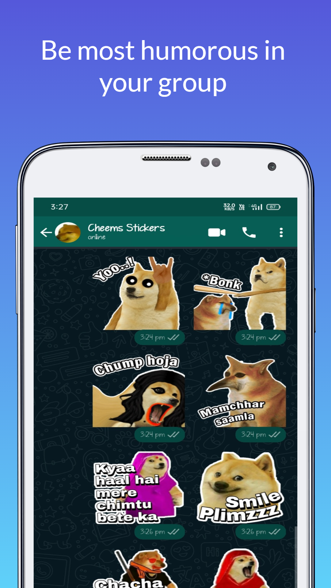 Cheems stickers for WhatsApp - WAStickerApps - App on Amazon Appstore