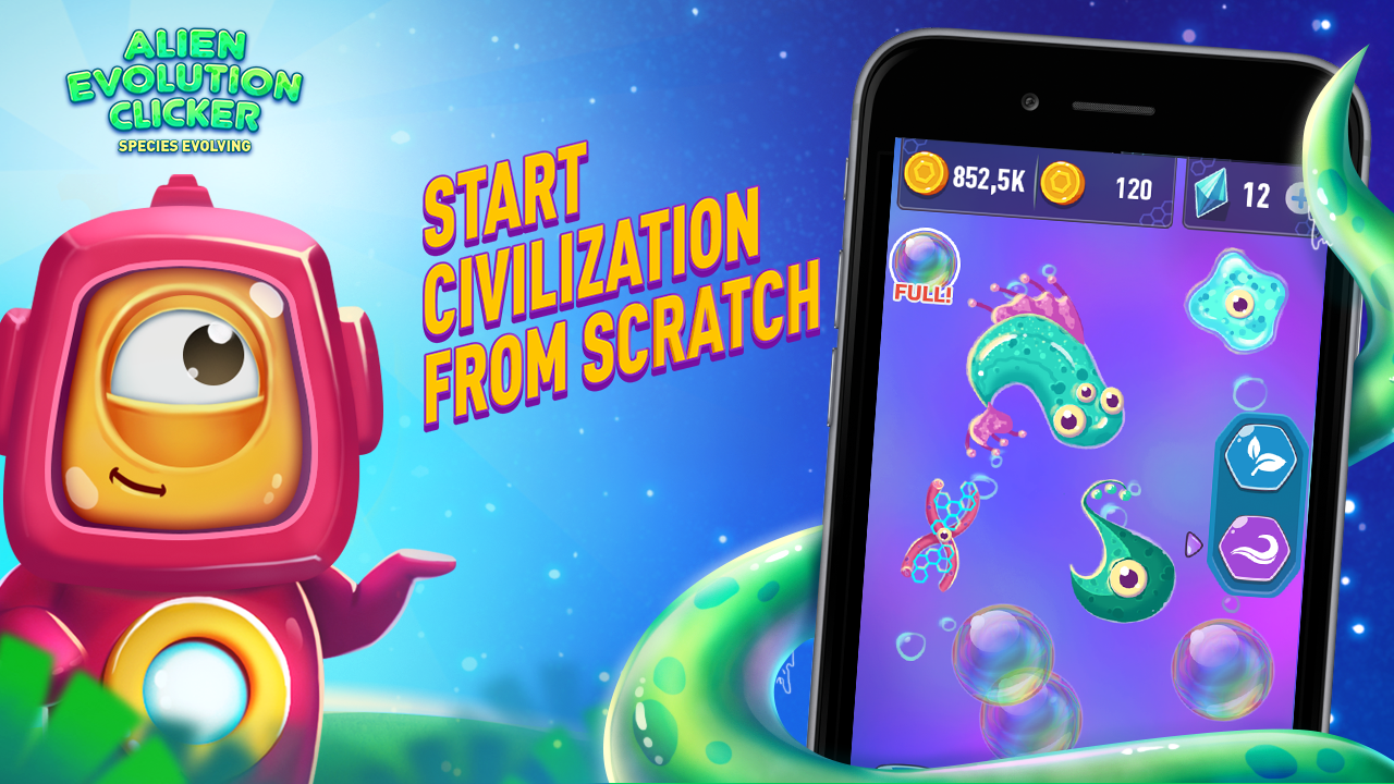 Alien Evolution Clicker: Species Evolving - App on Amazon Appstore
