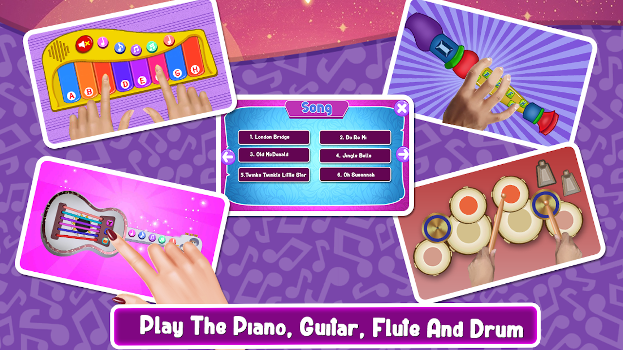 Baby Piano - Nursery Rhymes & Musical Instruments - App on Amazon Appstore