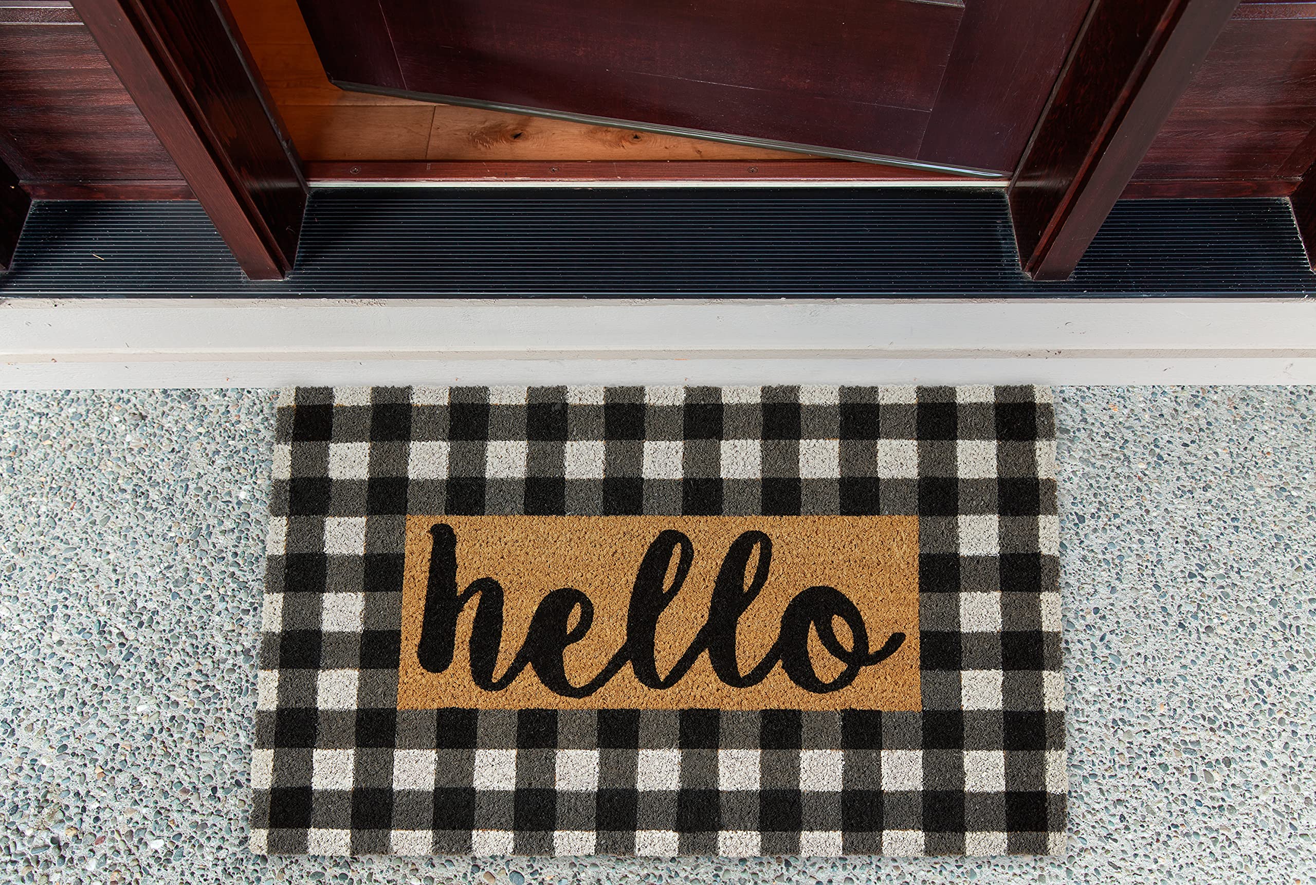 Snapklik.com : DII Natural Coir Front Door Mat Outdoor Collection ...