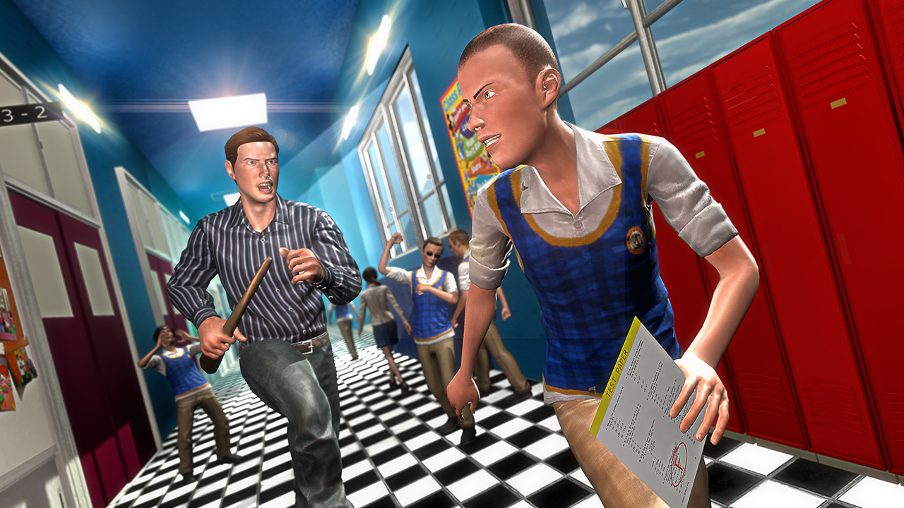 Gangster in High School Bully Simulator Game Free: Vegas City Crime ...