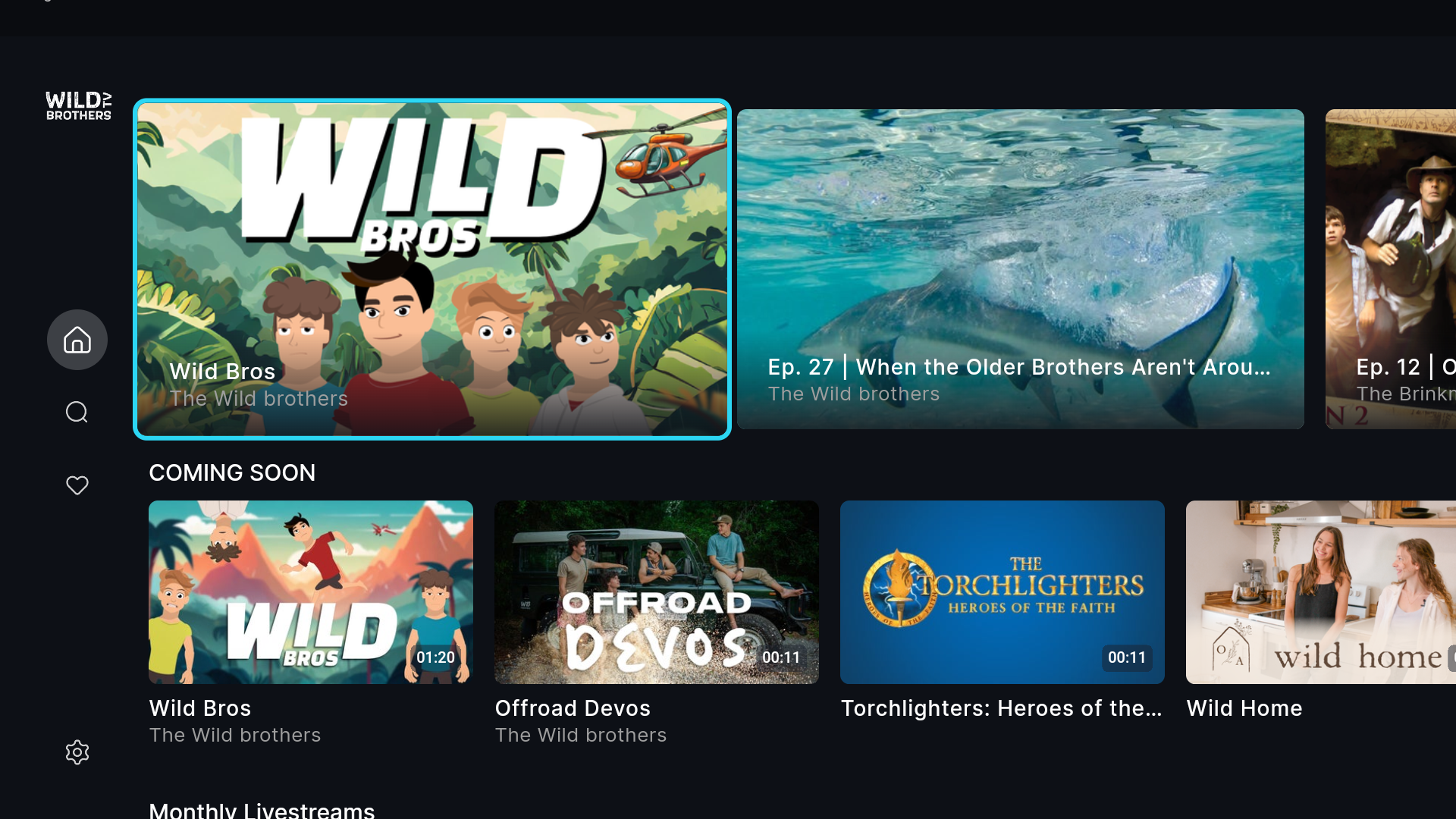 Wild Brothers TV - App on Amazon Appstore