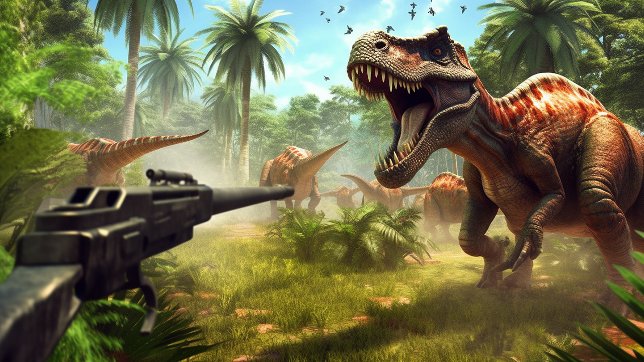 Dino Hunting Wild Adventure Game For Kids: Deadly Dinausaur Safari ...