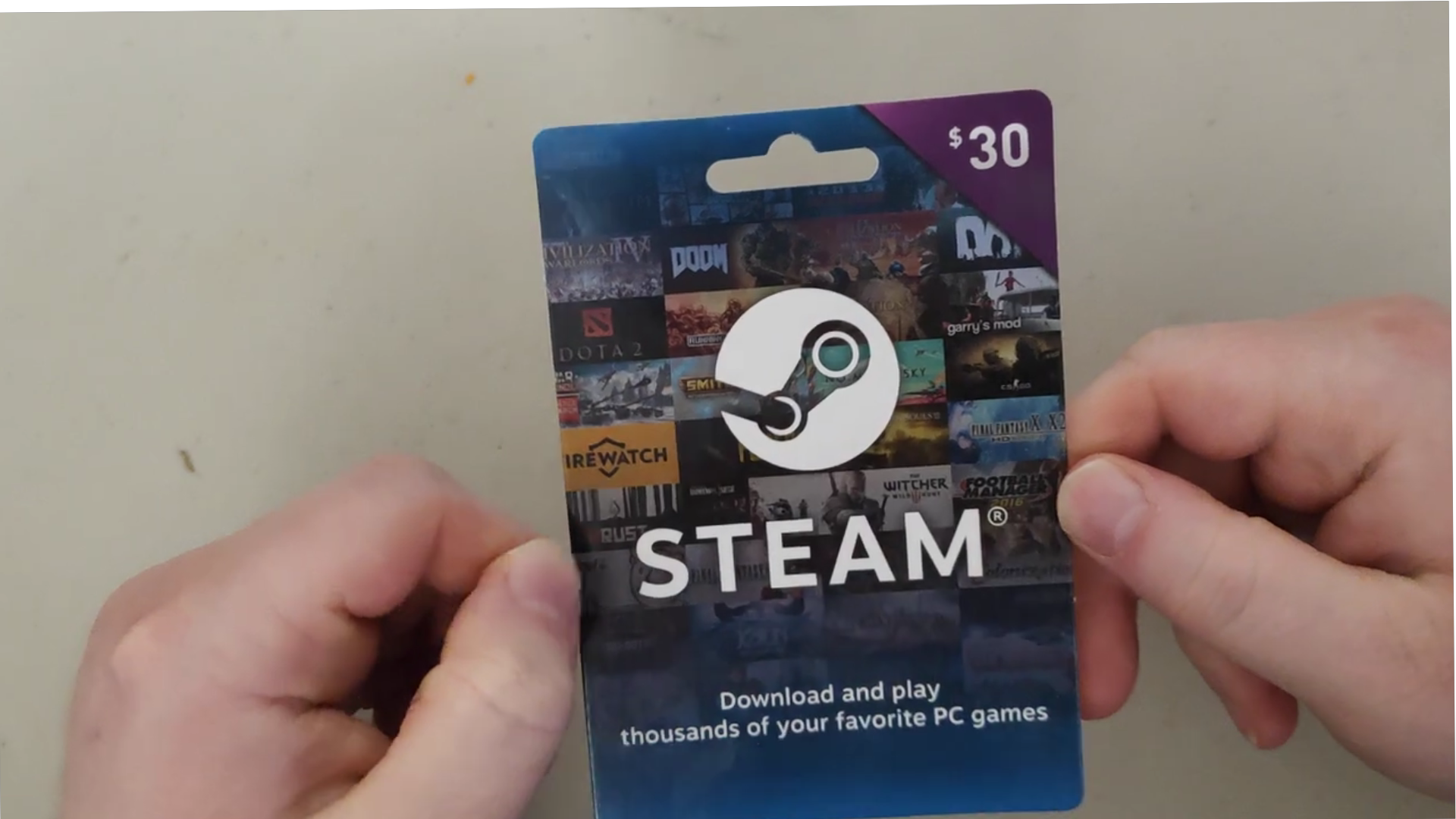 Watch how to redeem Steam Gift Card on Amazon Live