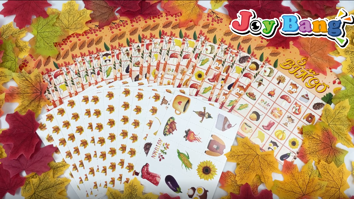 Fall Festival Harvest Bingo Game- Game, Carnival Fun For All Ages Bingo ...