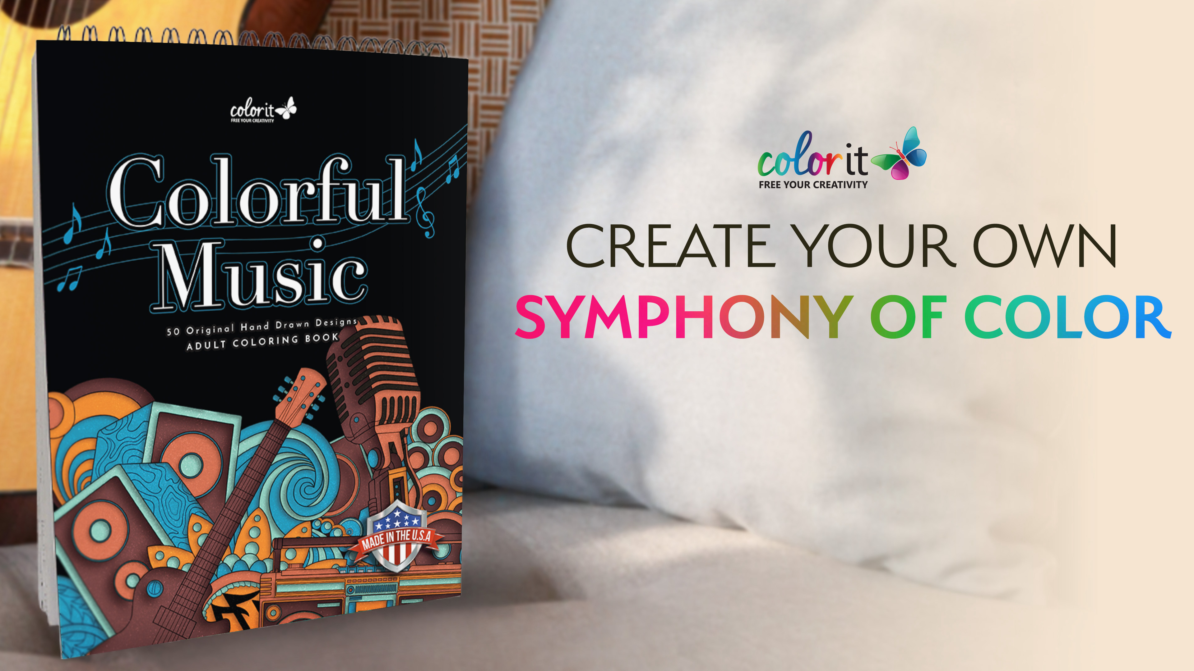 50s Records Coloring Pages Music Coloring Book For Adults: Includes 50