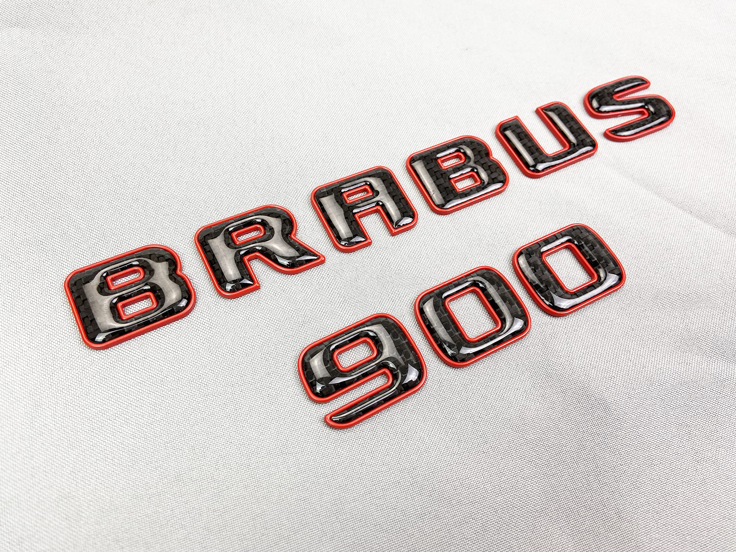 Buy Brabus 900 Emblem Badge Metallic with Carbon Rocket Style 2 ...