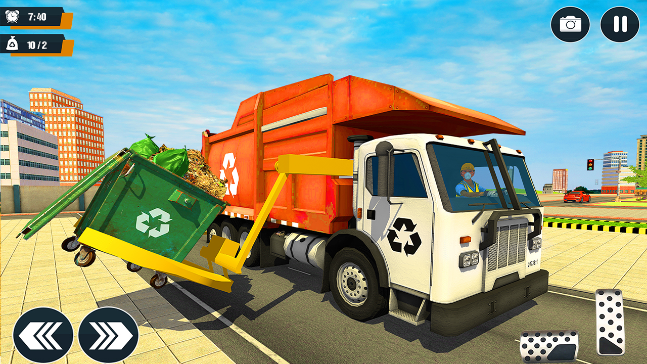 City Garbage Truck Simulator Games: Master Trash Truck Driving Games ...