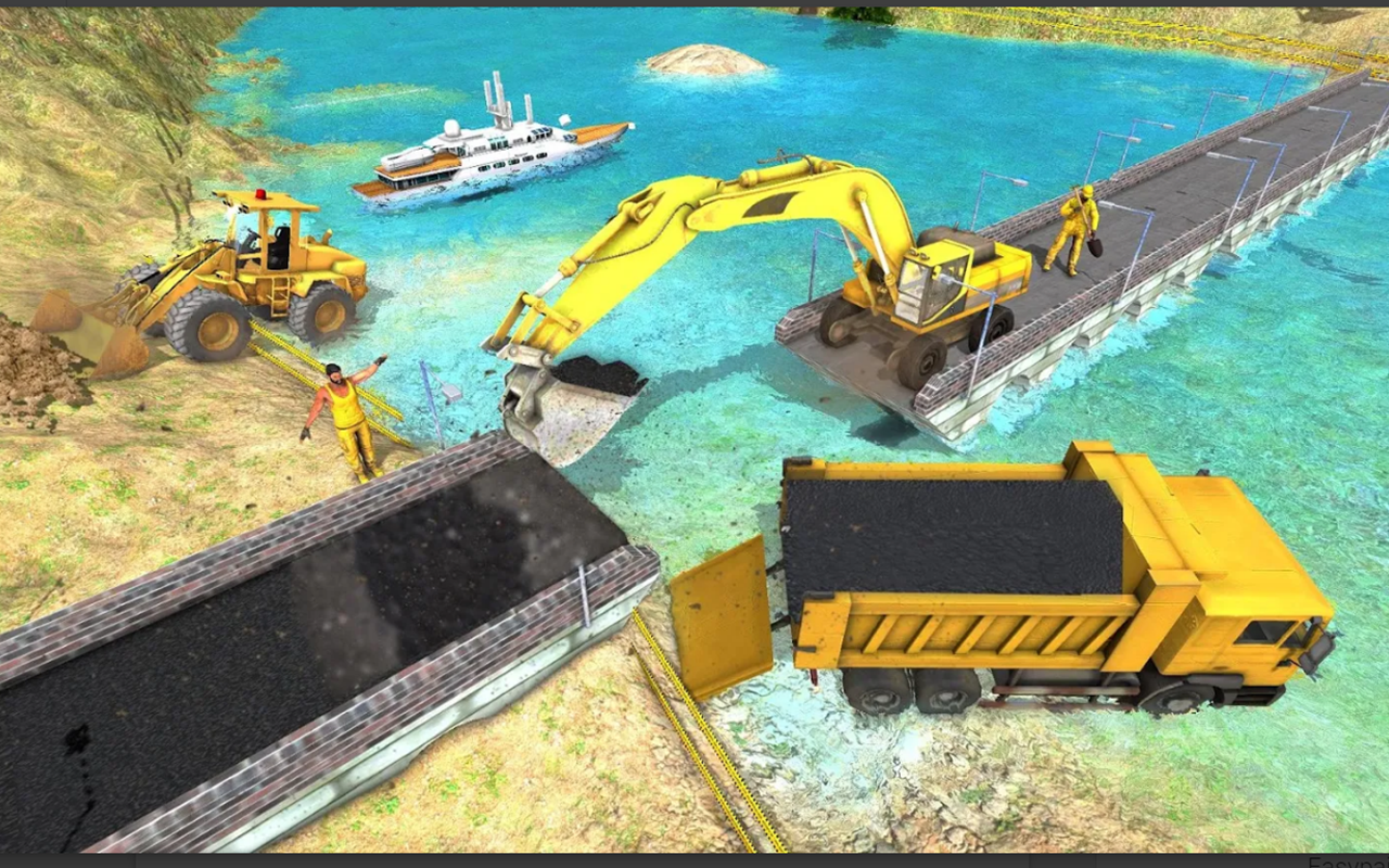 Real City Road River Bridge Construction Game - App on Amazon Appstore