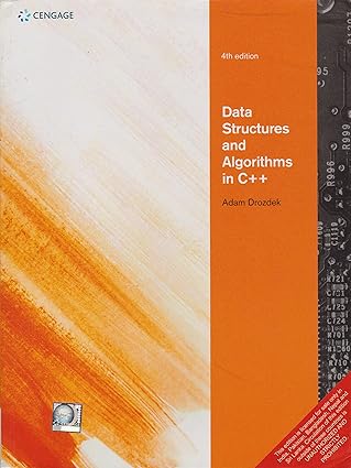 Data Structure and Algorithm in C++ : Adam Drozdek: Amazon.in: Books