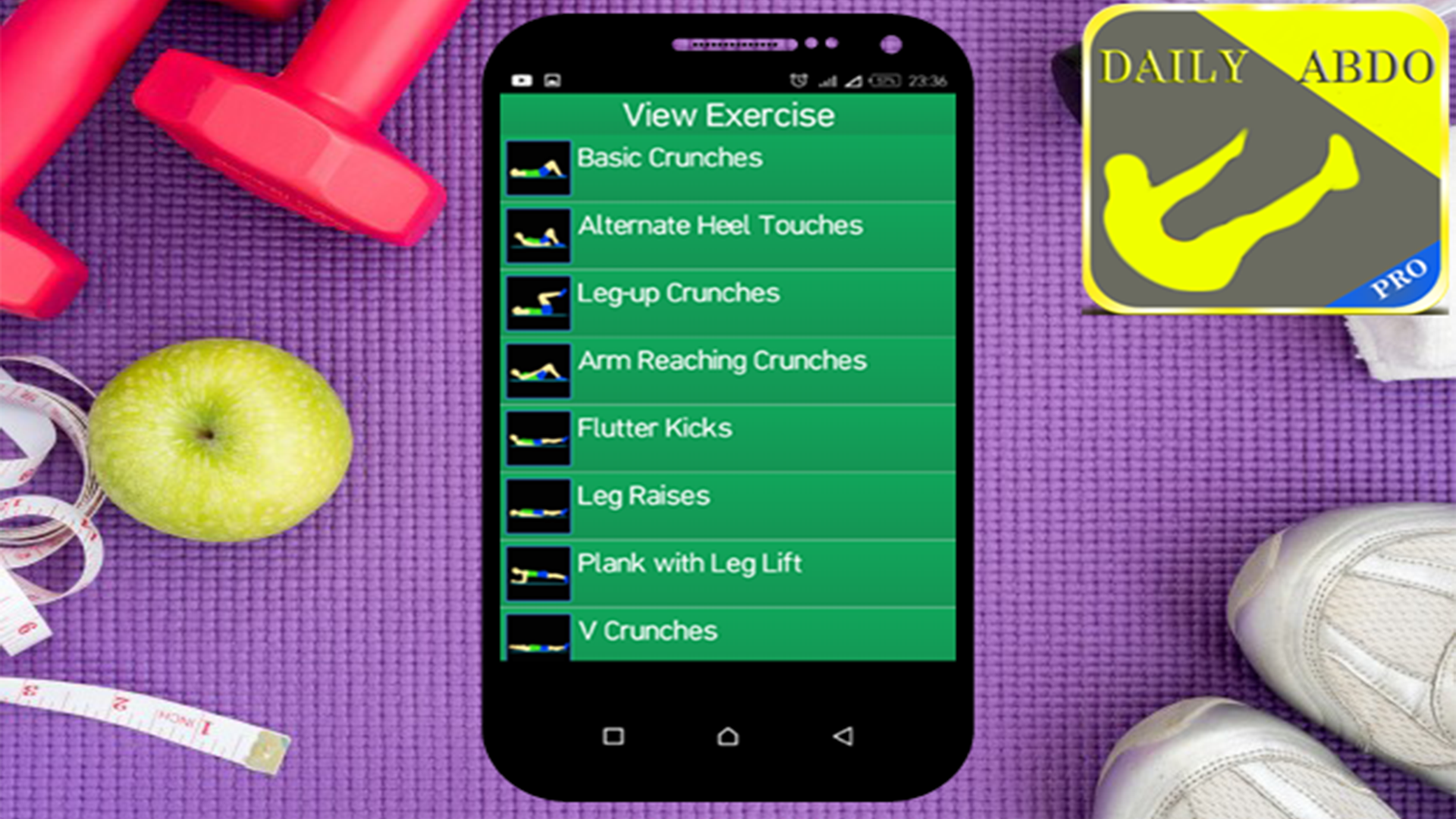 Daily Abs Exercises Six-Pack Workout - App on Amazon Appstore