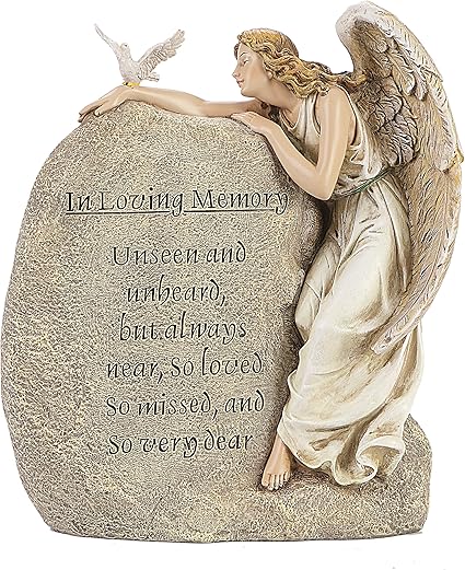 Amazon.com: Roman in Loving Memory Angel, Dove and Verse : Home & Kitchen