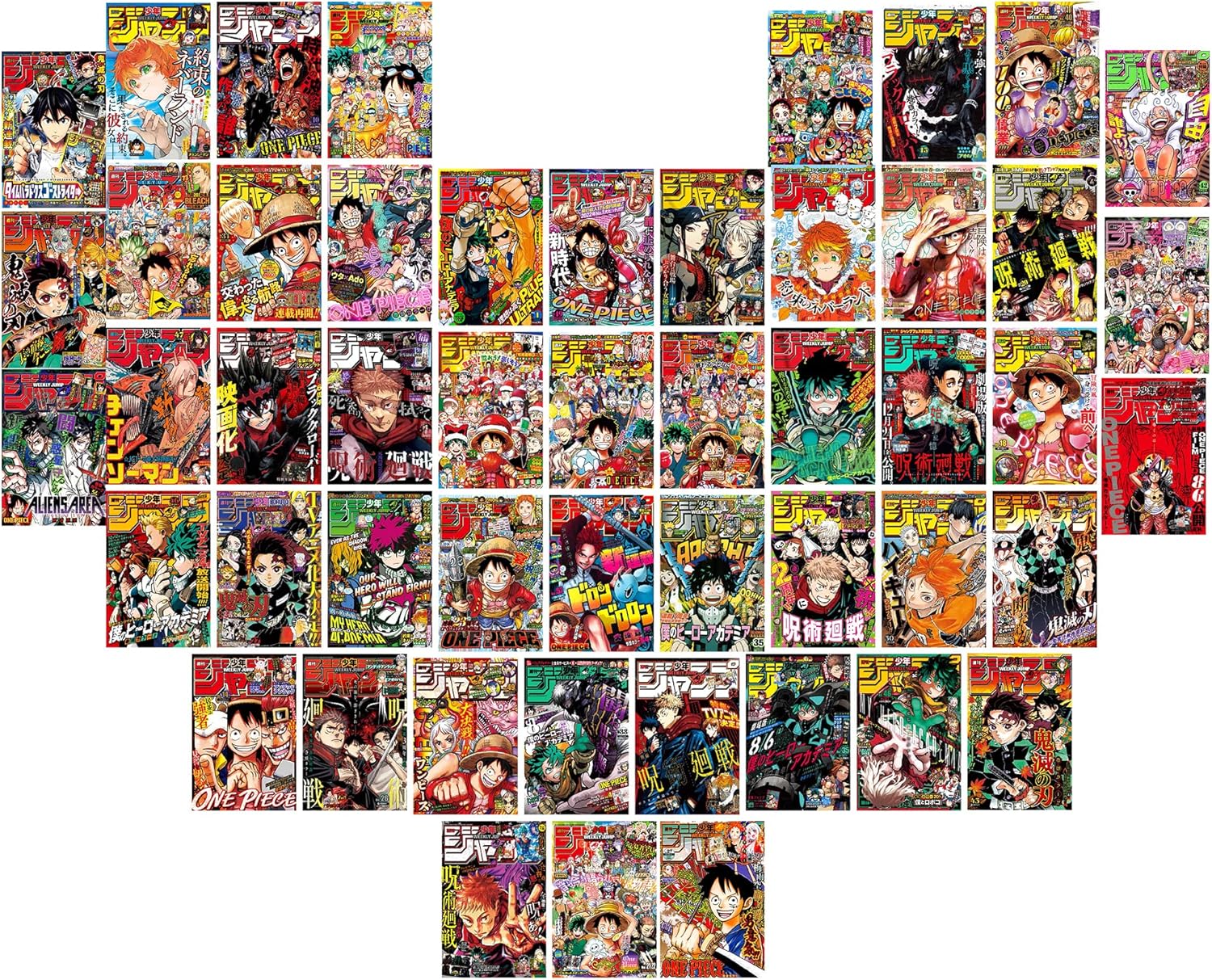 Amazon.com: UIHDJNA Anime Wall Collage Kit Japanese Manga Magazine ...
