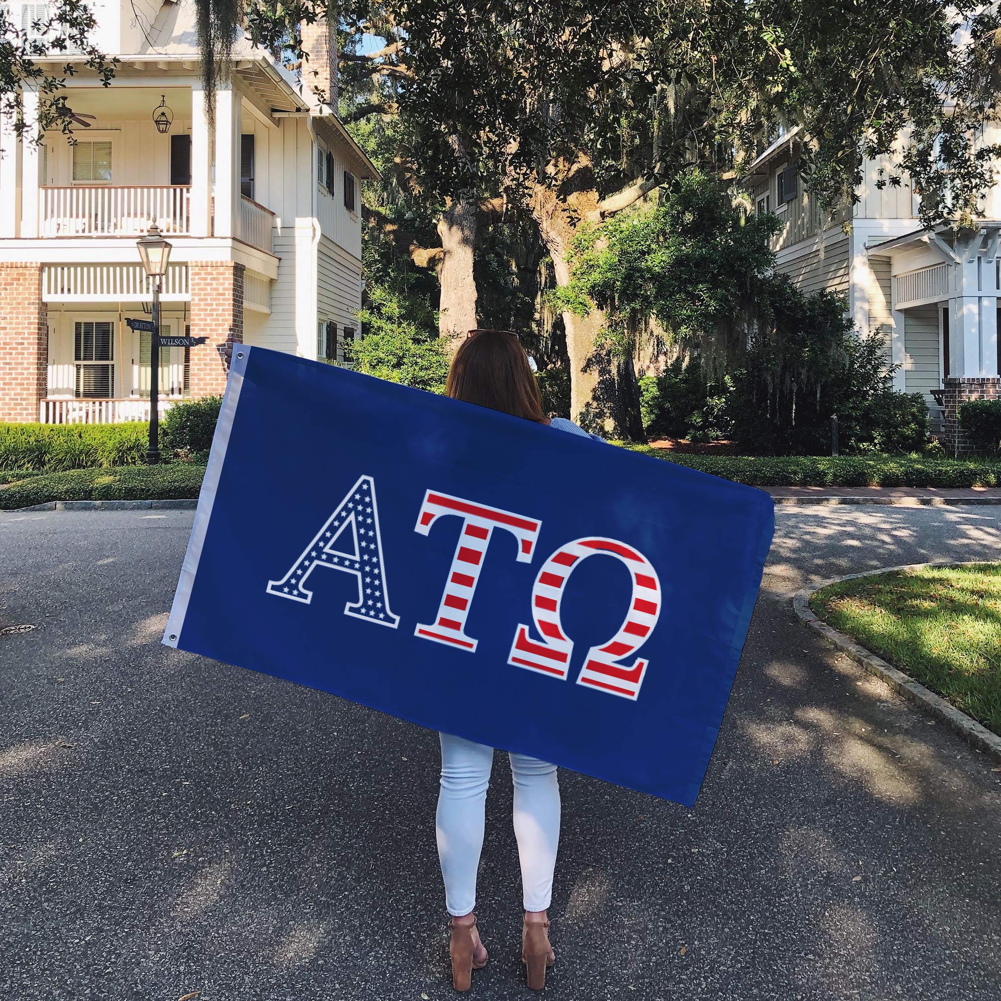 Alpha Tau Omega Flag Flying