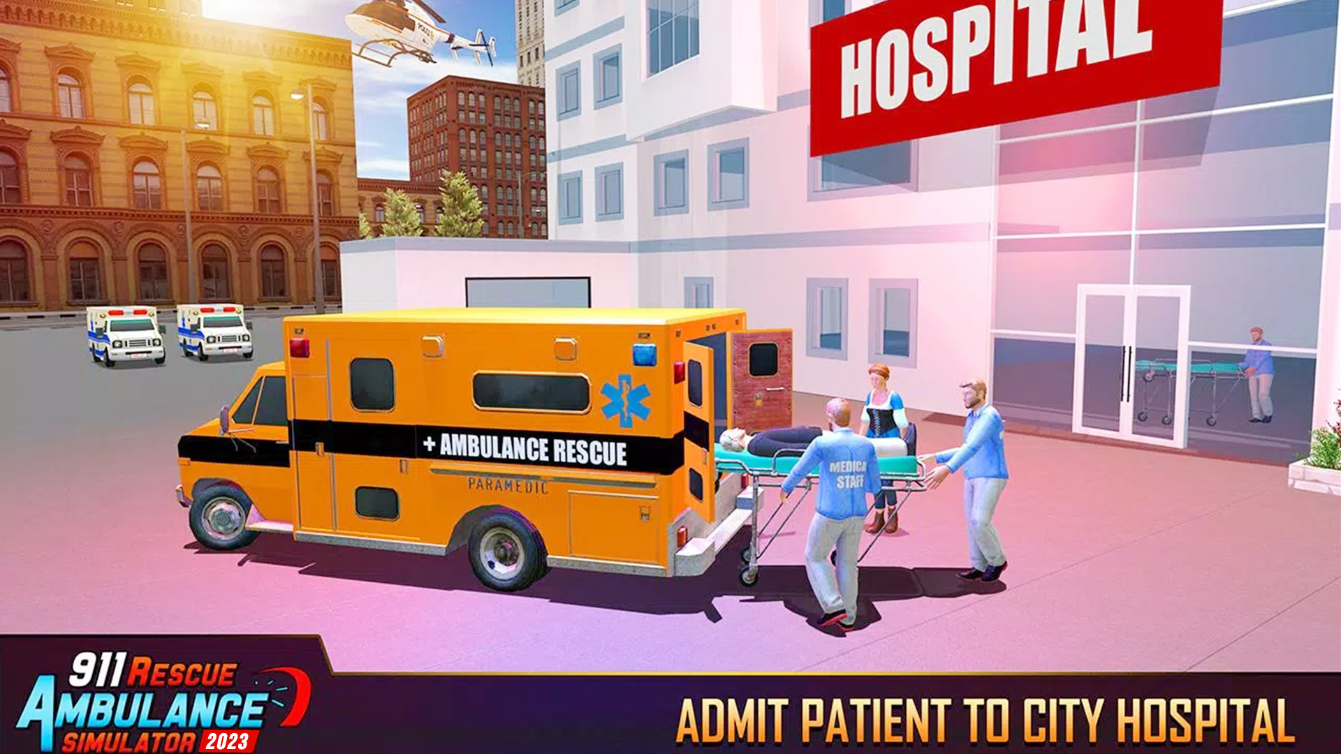 City Ambulance Games: 911 Emergency Rescue Simulator - Ambulance Driver ...