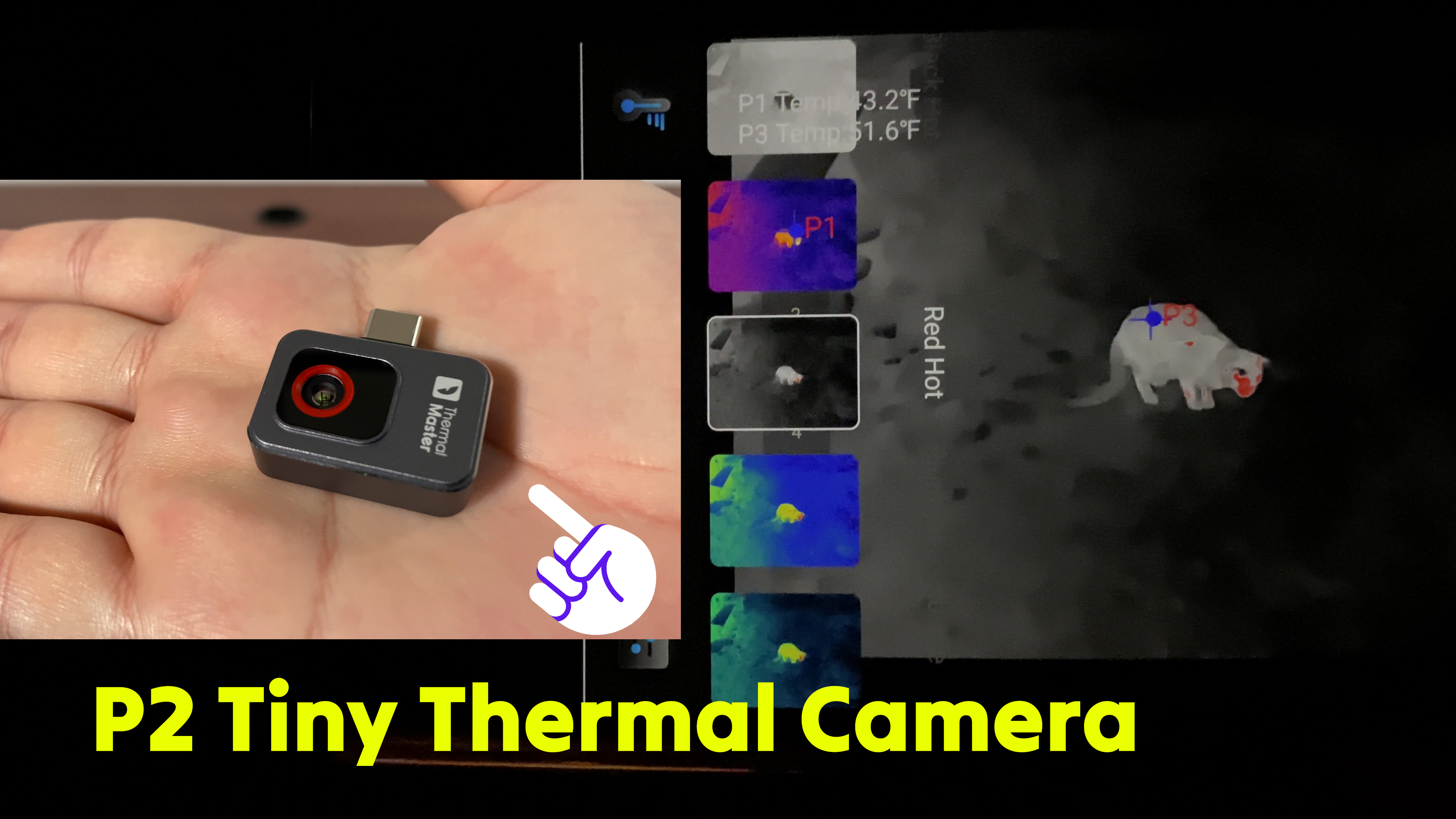 Watch Thermal Master P2 Tested& USB-C Android Thermal Imager on Amazon Live