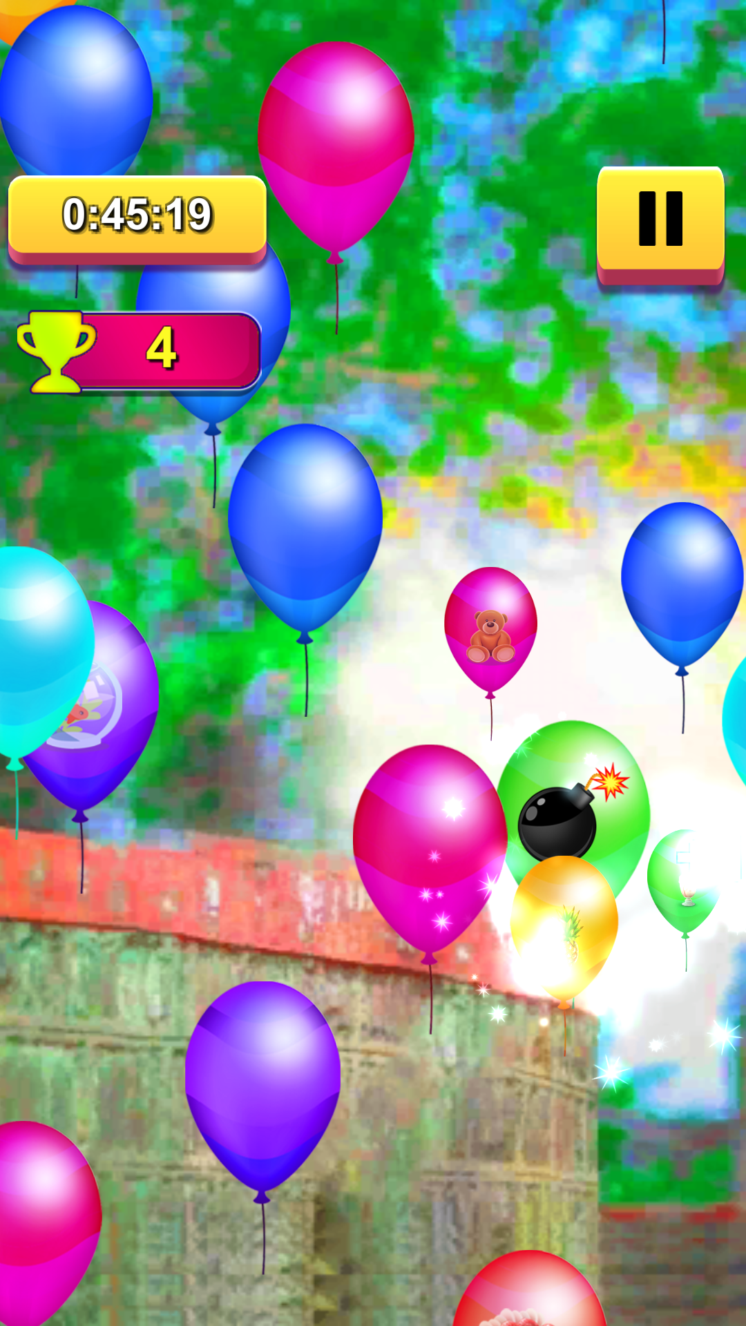 Color Balloon Popping Shoot: Tapping Smash Popping Balloon Burst Game ...