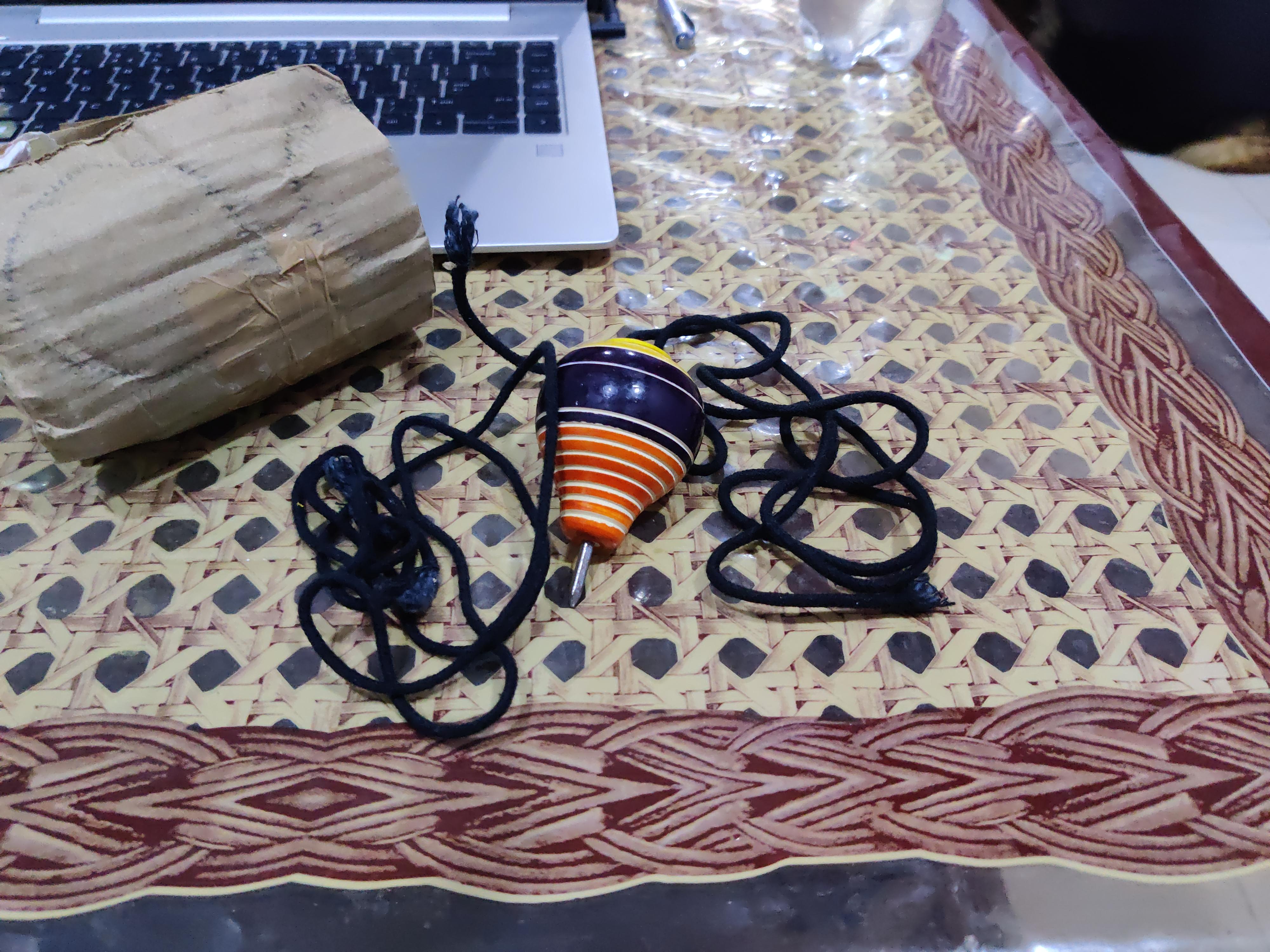 Buy Simple Days Wooden Spinning Top Multicolor Online at Low Prices in ...