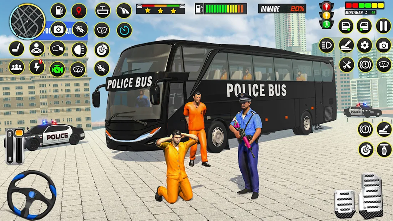 Army Transport Prisoner Bus Simulator Games - Police Prison Bus Driving ...