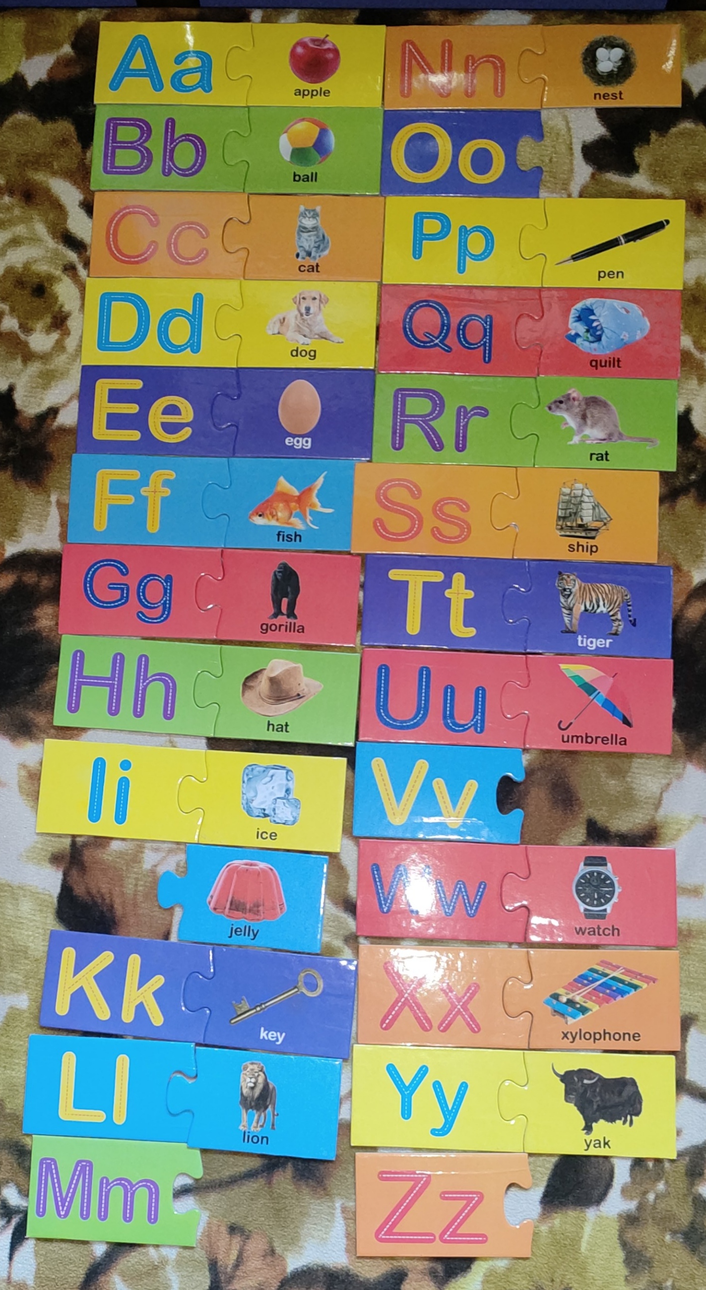 Buy Wonder House Books Early Learning ABC Puzzle Box for Preschoolers ...