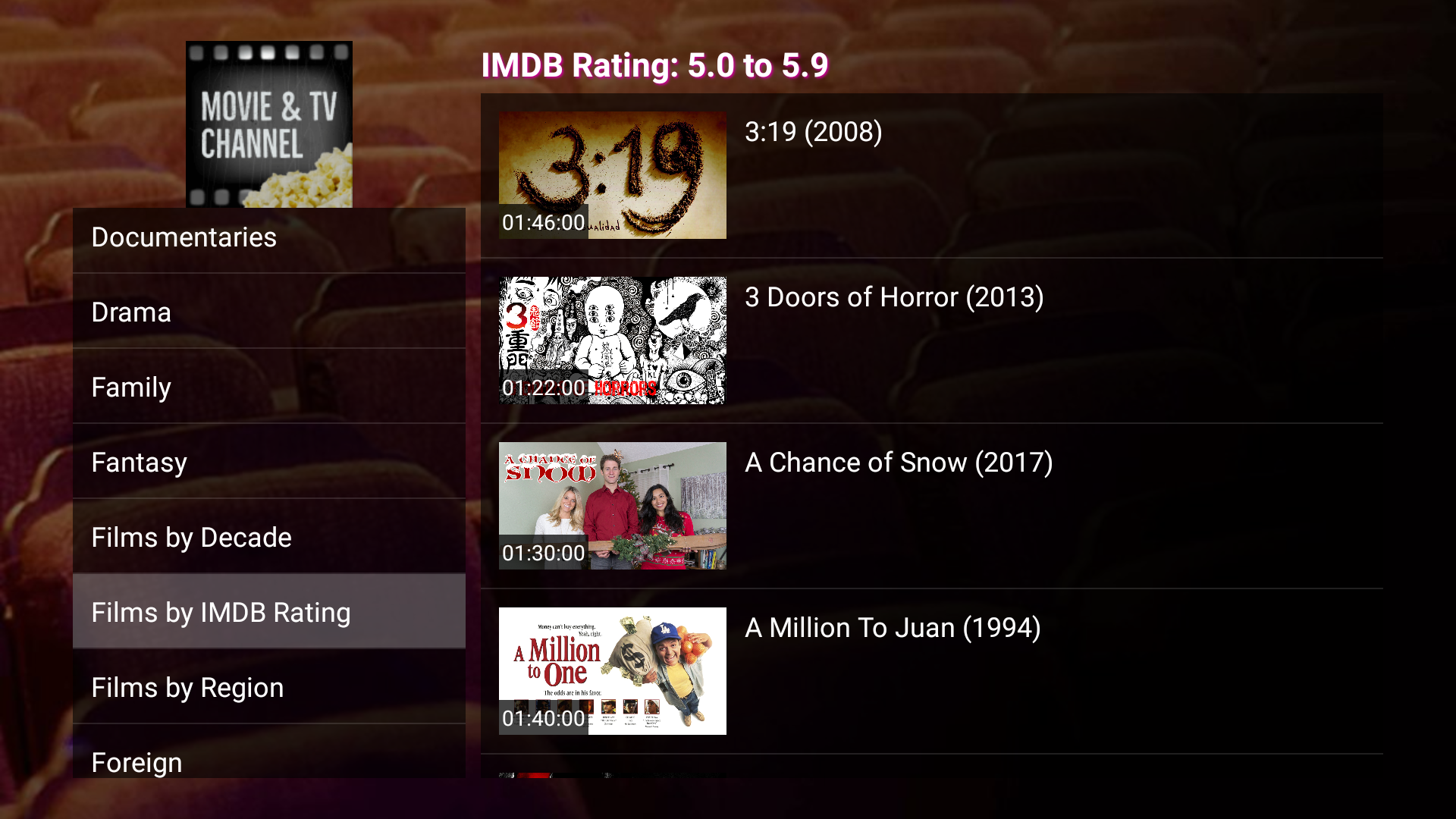 Movie & TV Channel - App on Amazon Appstore
