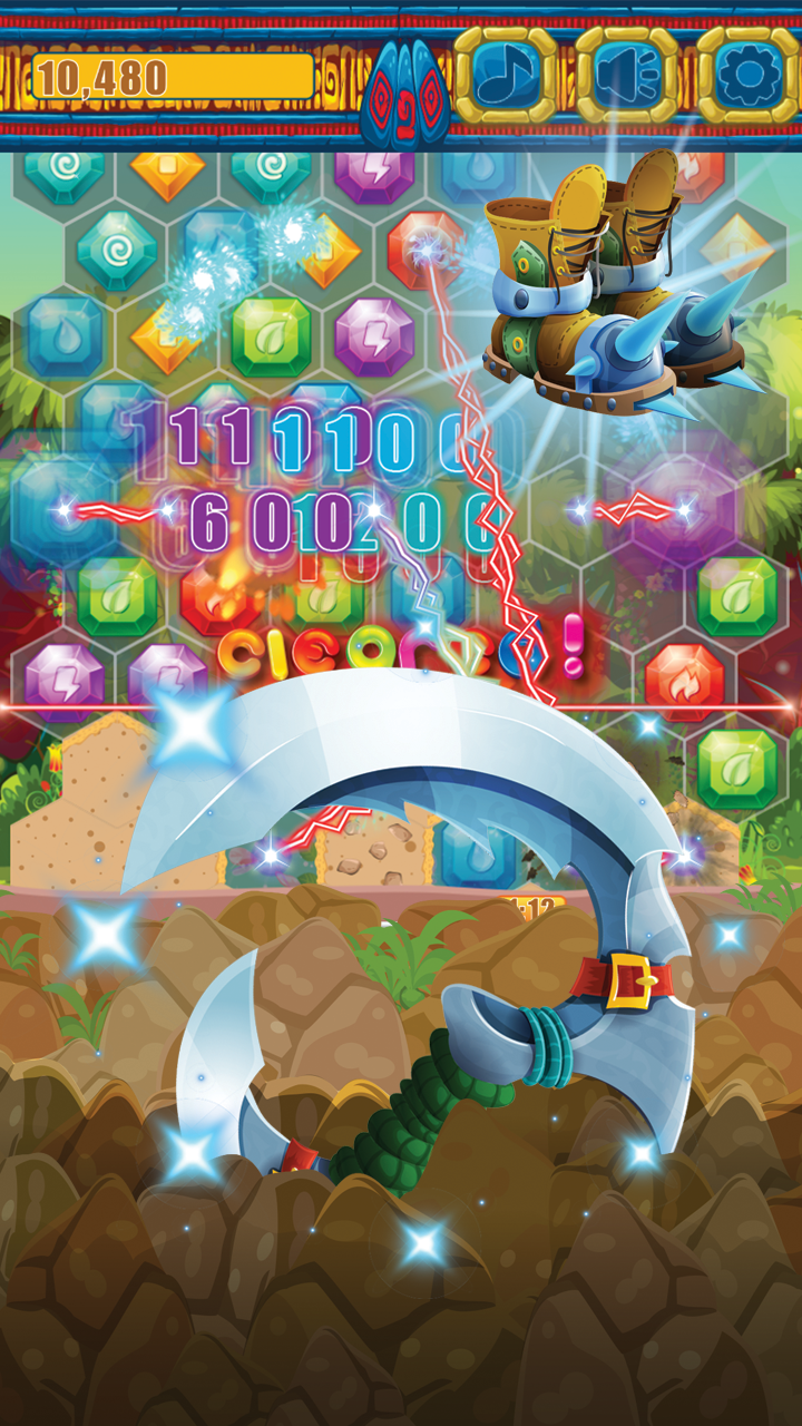 Jewels Miner Dash Hexagon - App on Amazon Appstore