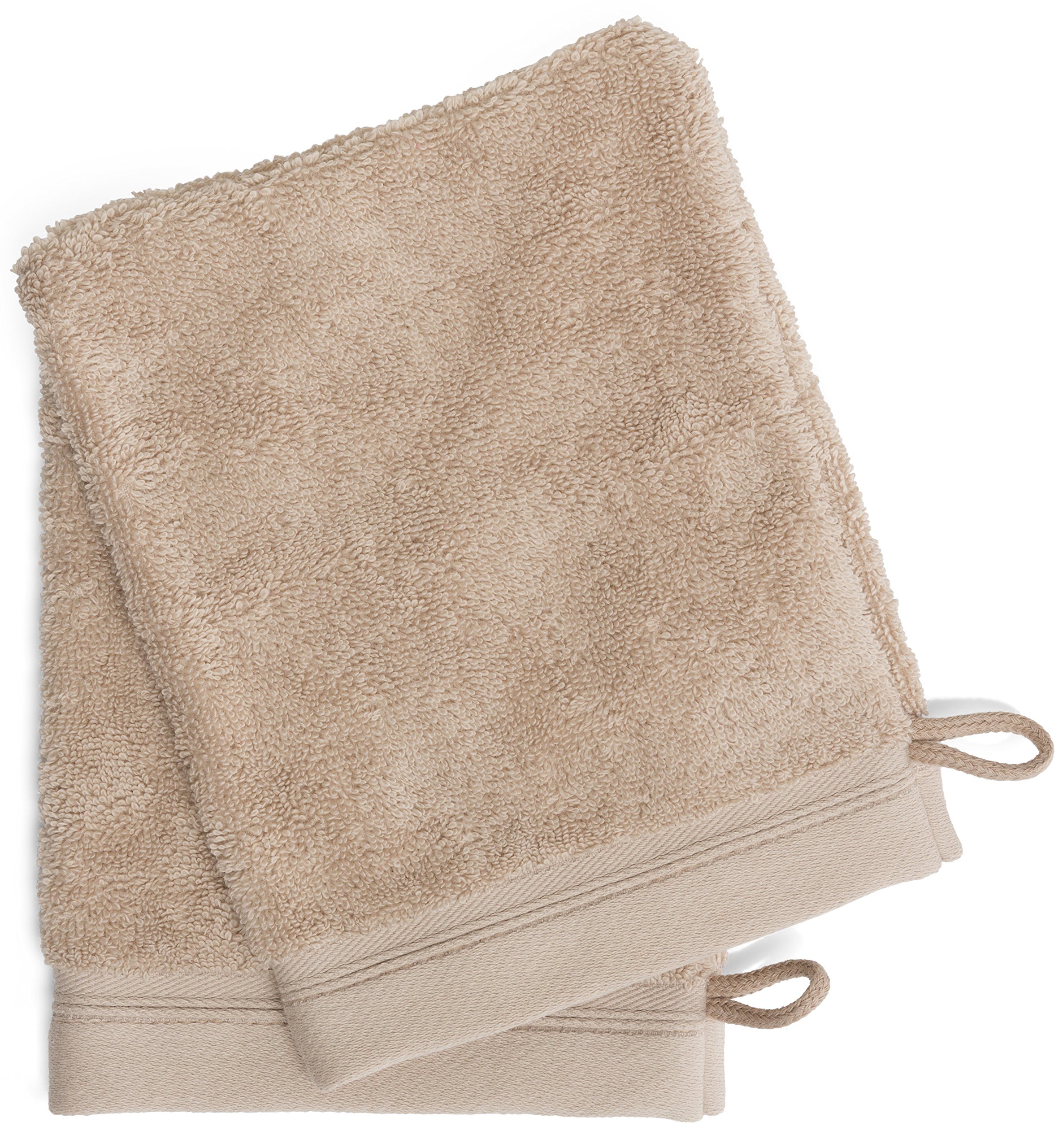 Amazon.com: France Luxe Body French-Style Bath Mitt 2-Pack - Tan/Tan ...