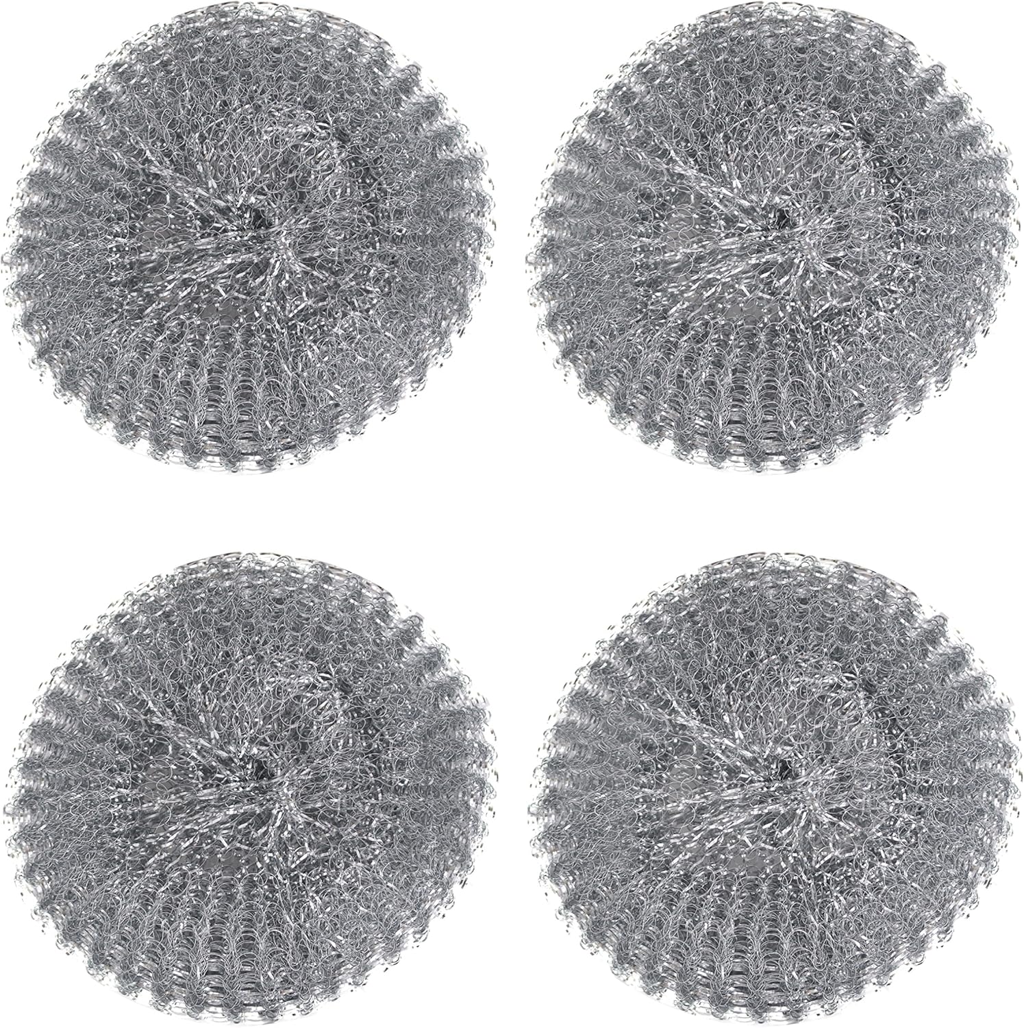 Amazon.com : RamPro 4pc Heavy-Duty Steel Wool Barbecue Grill Cleaner ...