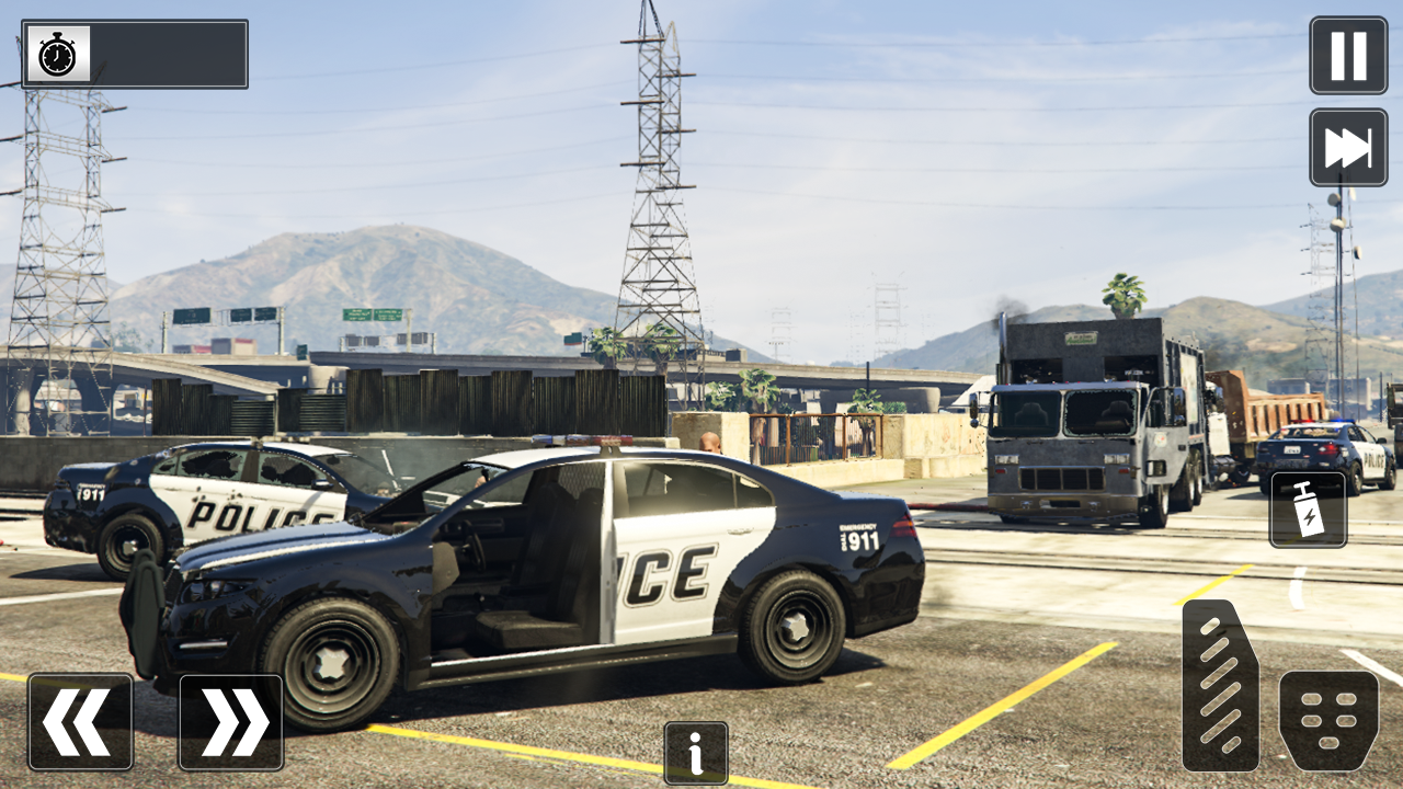 Urban Open World Police Car Chase Racing Game: Grand Track Gangster ...