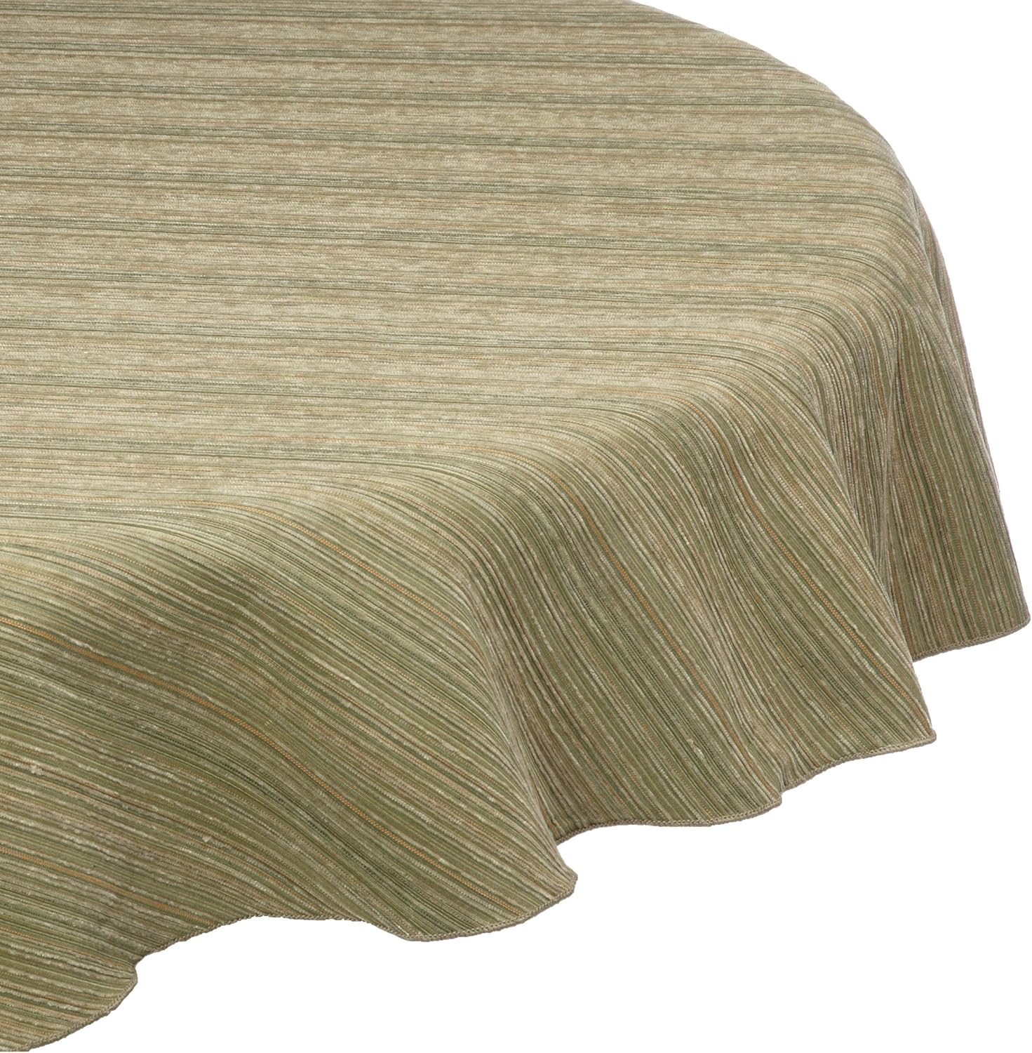 Amazon.com: Trendex Home Designs Zania Round Tablecloth, 70-Inch, Loden ...