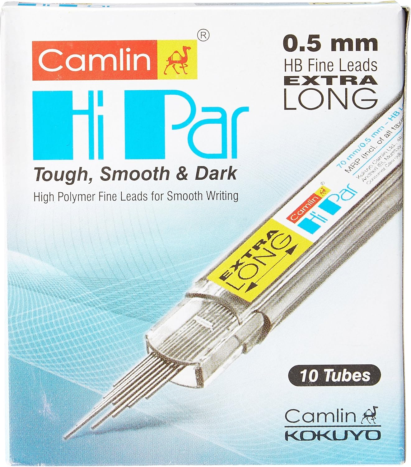 Amazon.com : Camlin Klick 0.5Mm Lead (Hb El 15 Fine Leads X 70Mm ...