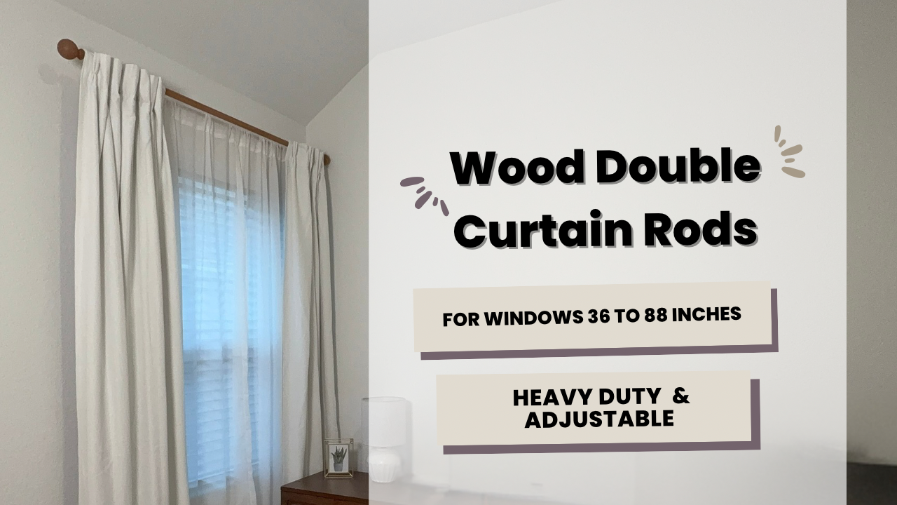 Watch Upgrade Your Space with This Wood-Style Double Rod on Amazon Live