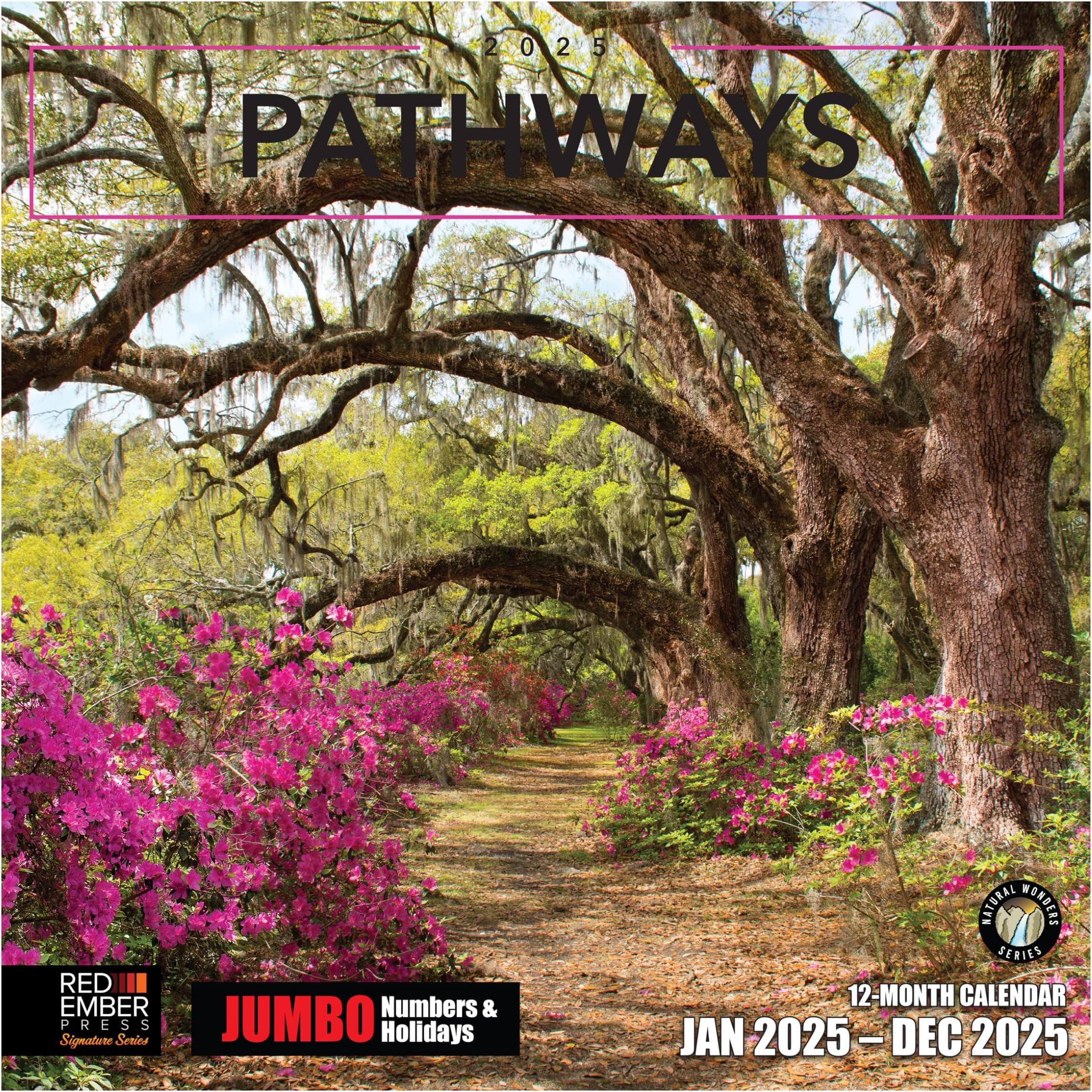 Amazon.com: Pathways 2025 Hangable Monthly Wall Calendar Large Monthly ...