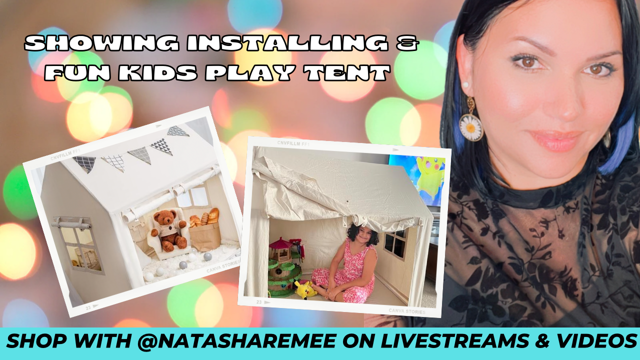 Watch How to set up and showing after, kids play tent on Amazon Live
