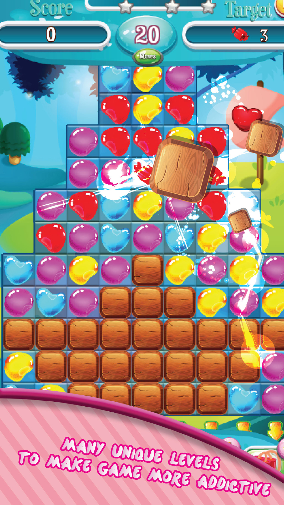 Candy Forrest Story - Free Pop And Match 3 Puzzle Mania To Win Big ...