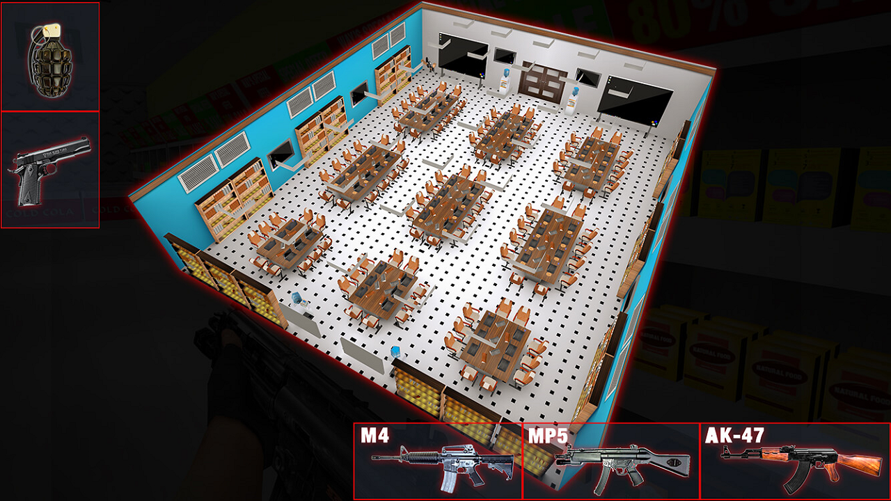 Destroy the Office, Supermarket & Bank - Ultimate Target Gun Shooting ...