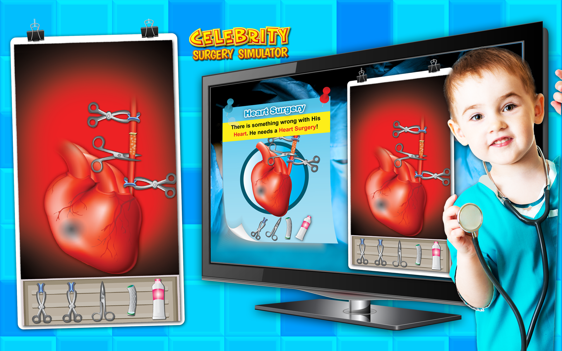 Celebrity Surgery Simulator: Stomach,Heart,Ear,Liver Surgeon Simulator ...