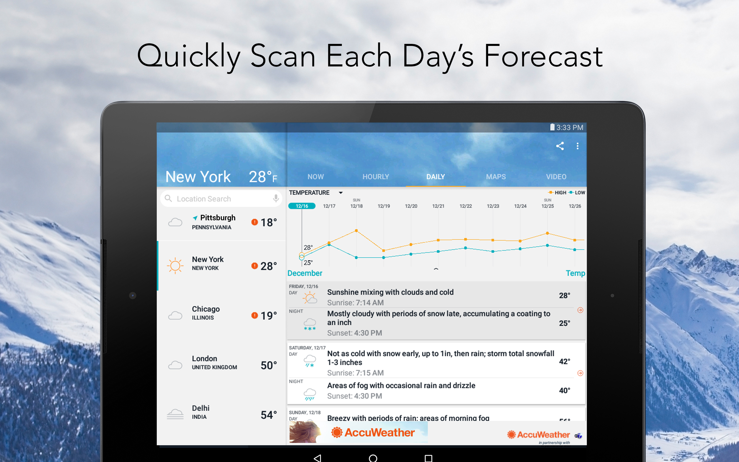 AccuWeather:Amazon.co.uk:Appstore for Android